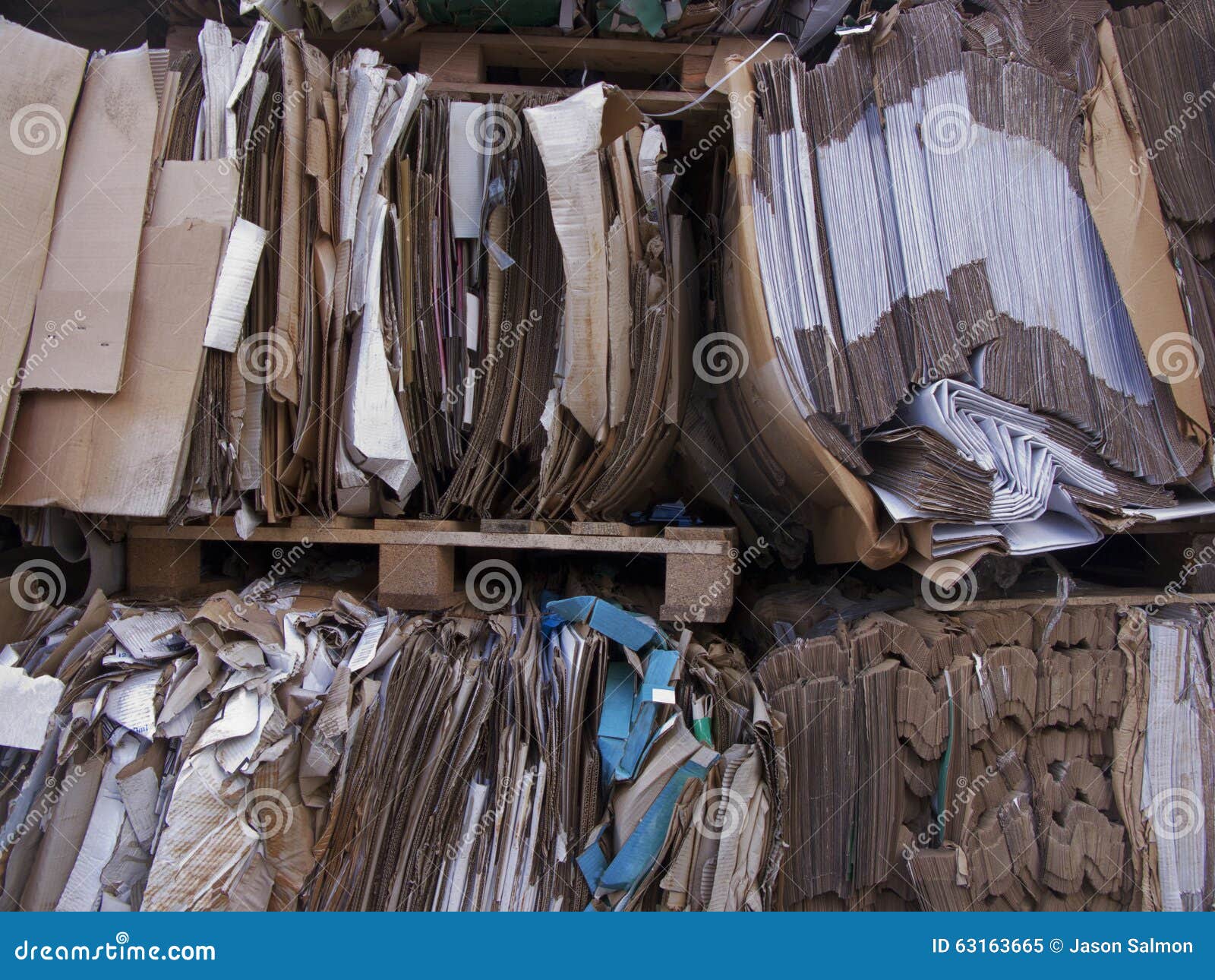 Old cardboard boxs stock image. Image of recycle, garbage - 63163665