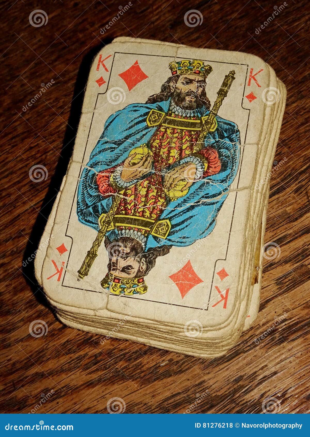 Old Cards Deck stock photo. Image of table, used, poker - 81276218