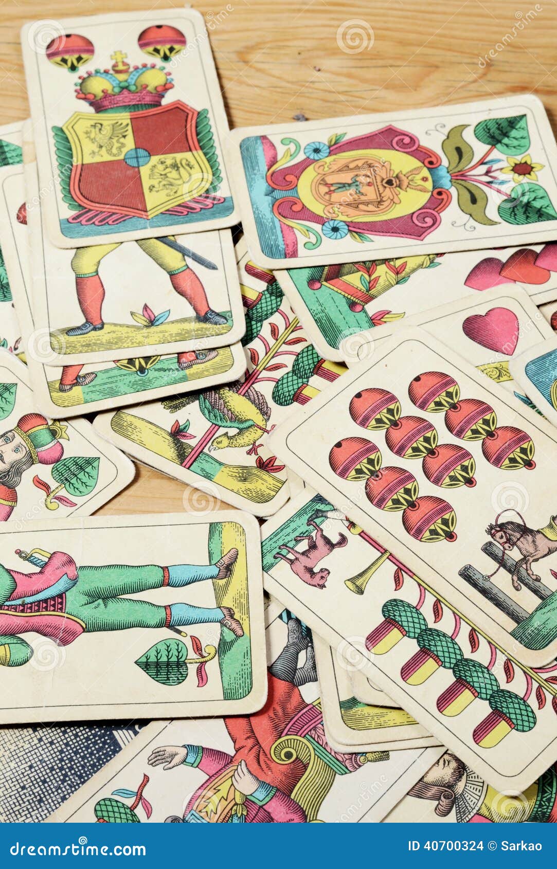 Old cards stock photo. Image of cards, games, hearts - 40700324