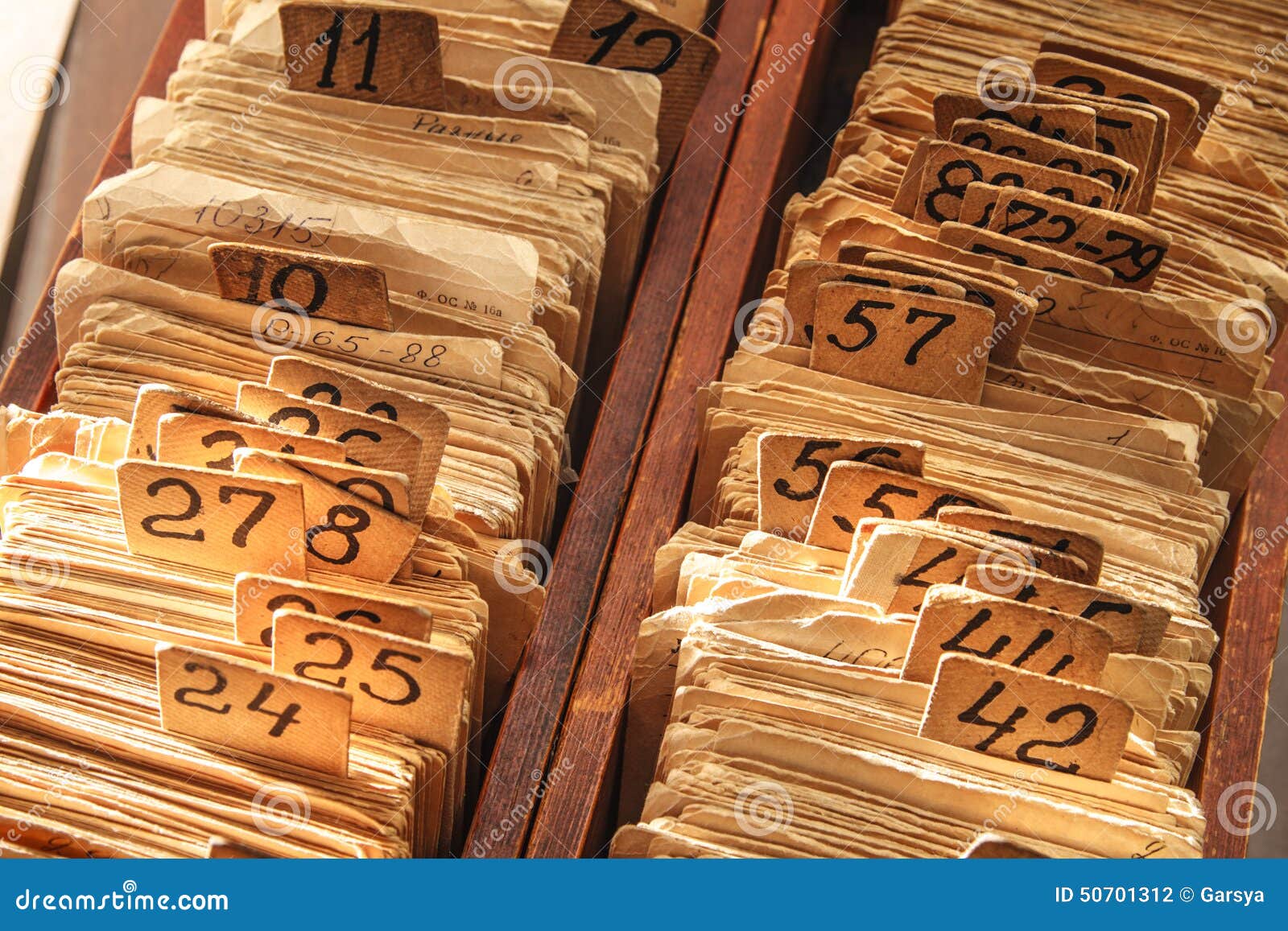 Old cards index catalog stock photo. Image of annotated - 50701312