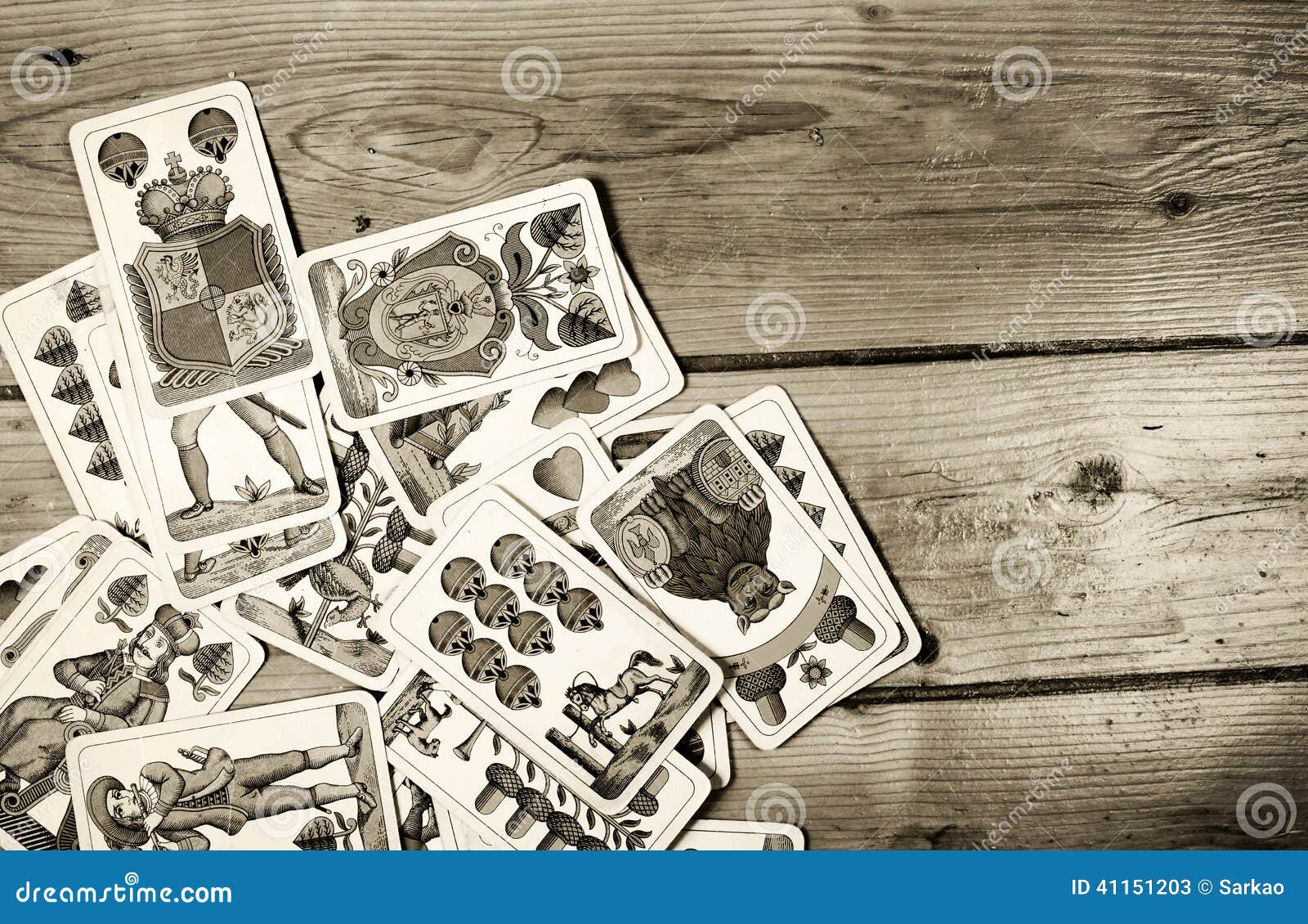 Old cards stock image. Image of wood, retro, antique - 41151203