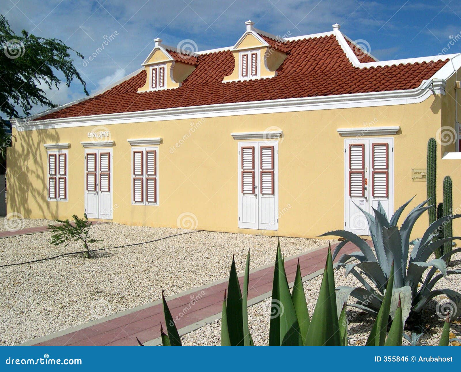 Old Caribbean House stock photo. Image of museum, white - 355846