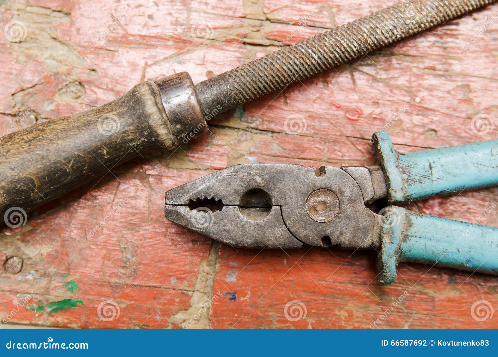 Old Carpentry Tools Close-up Stock Photo - Image of equipment ...