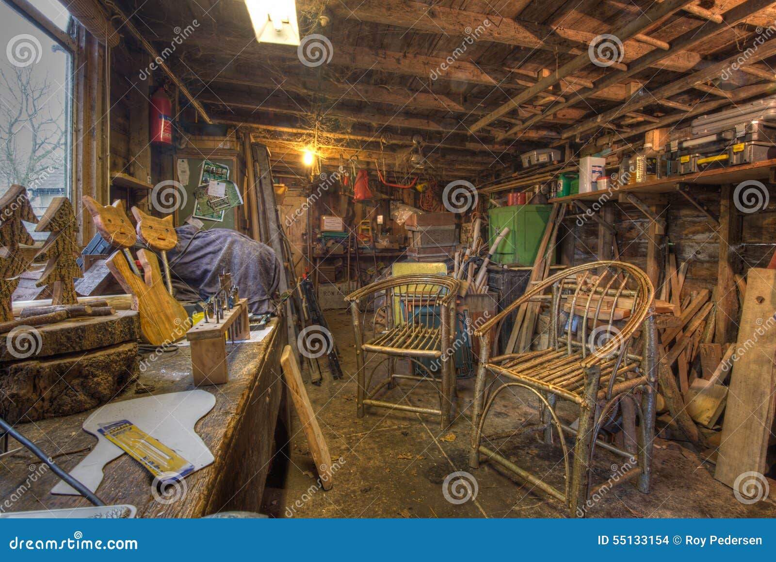 Old Carpentry Workshop editorial stock image. Image of carpenters ...
