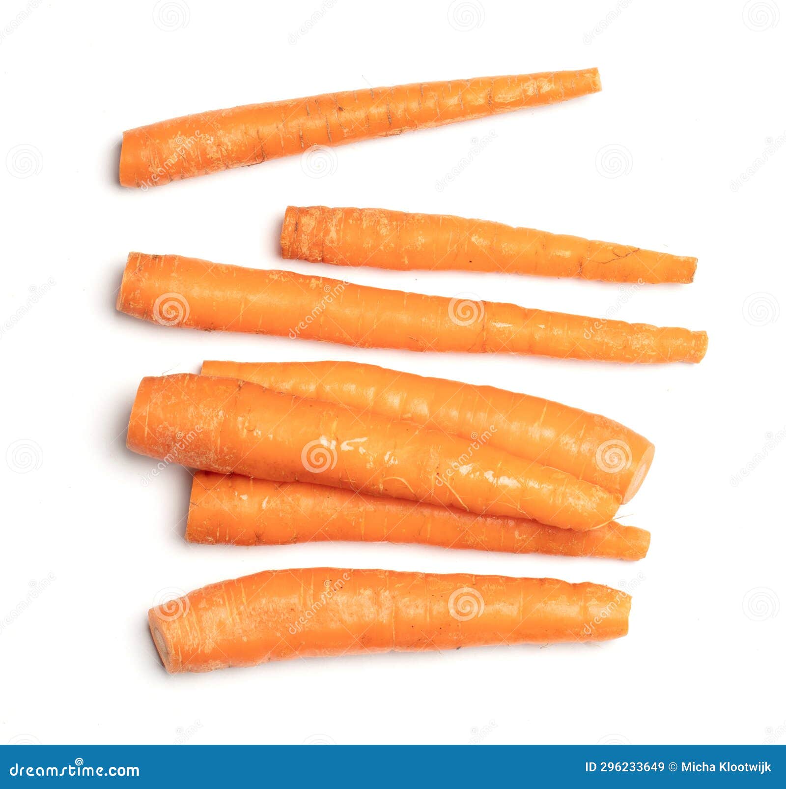 Old Carrots Isolated on a White Background Stock Image - Image of ...