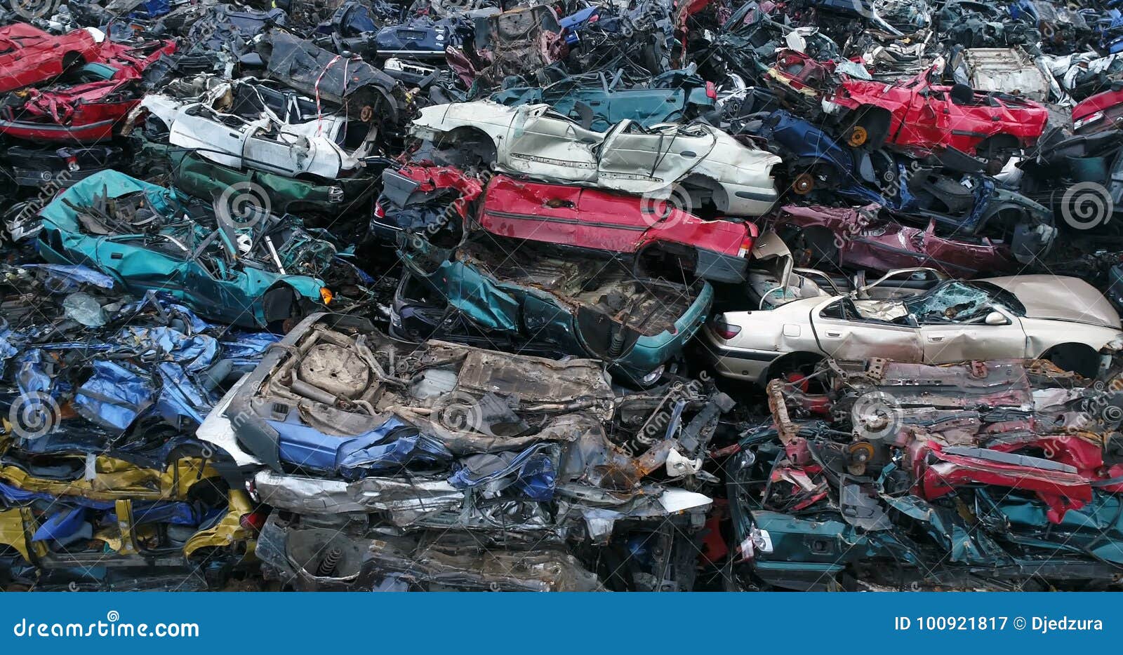 Old Cars Stacked in Scrapyard. Stock Video - Video of junk, stack ...