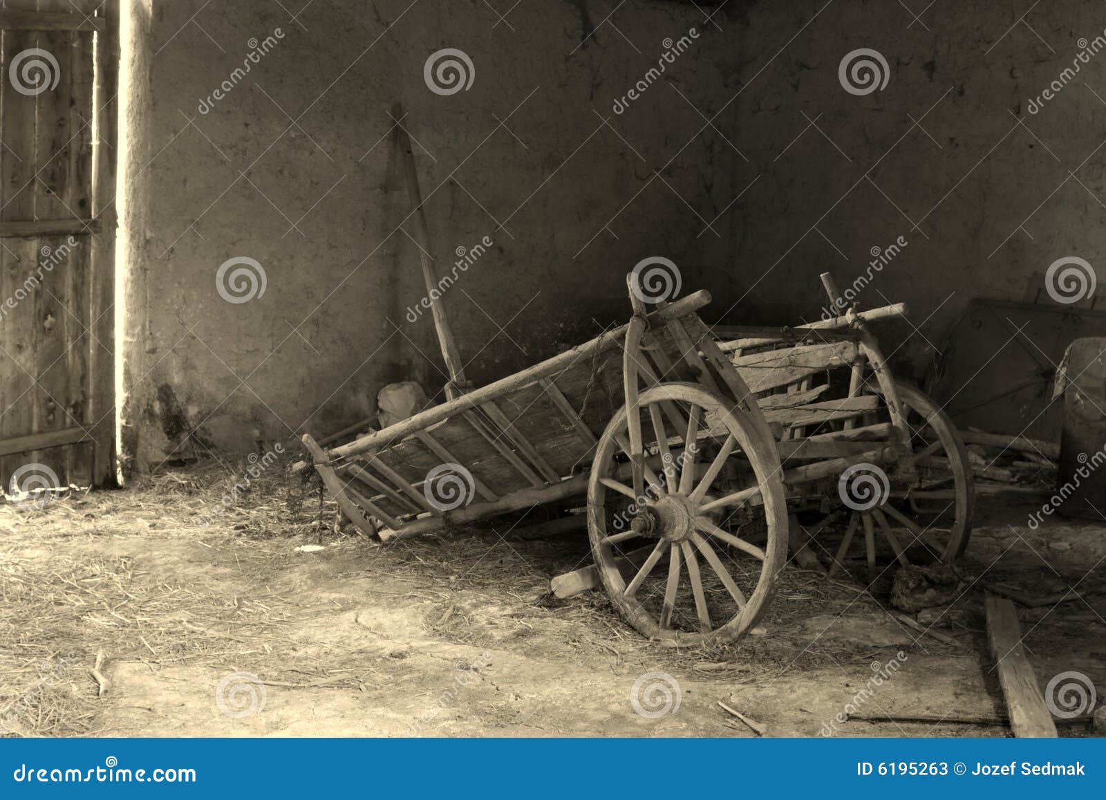 Old cart stock image. Image of bern, cart, atmosphere - 6195263