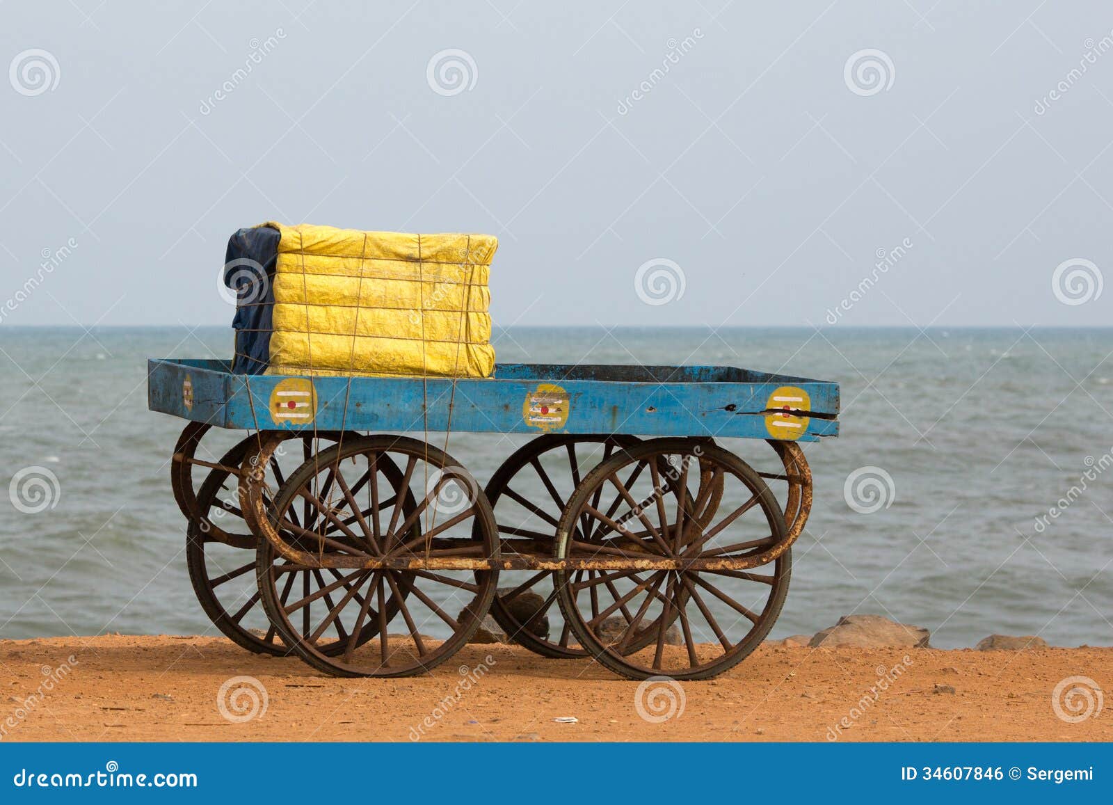 Old cart stock photo. Image of poverty, cart, store, carrying - 34607846