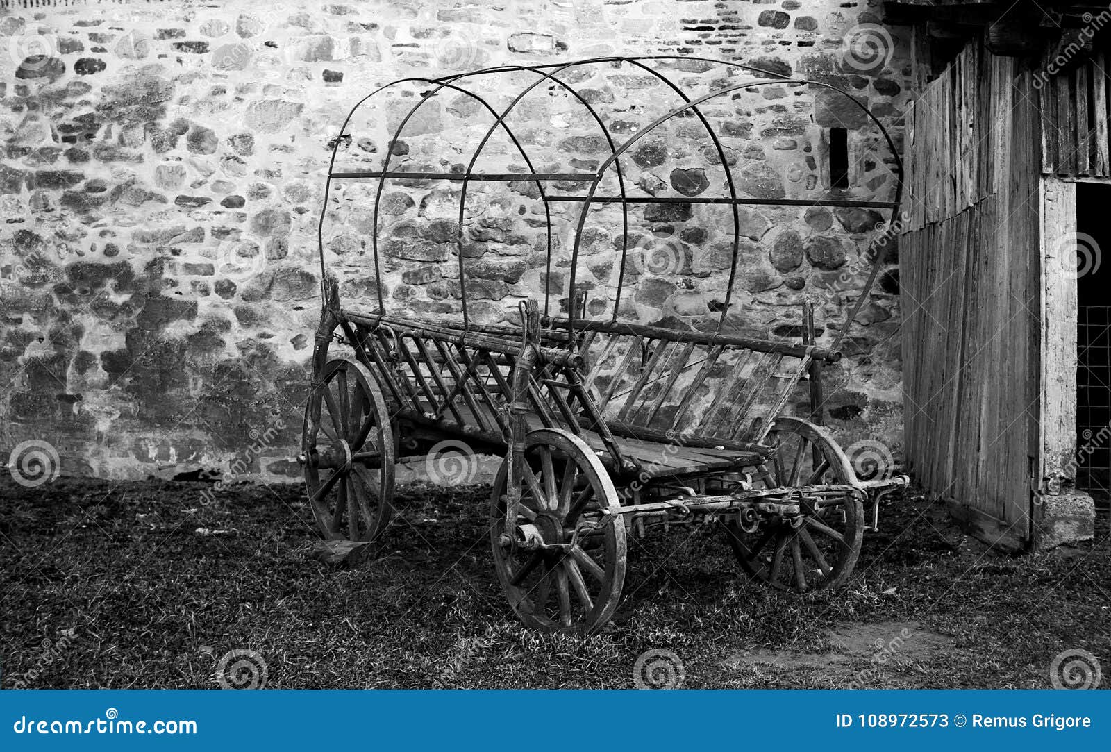 Old cart stock image. Image of transportation, cart - 108972573