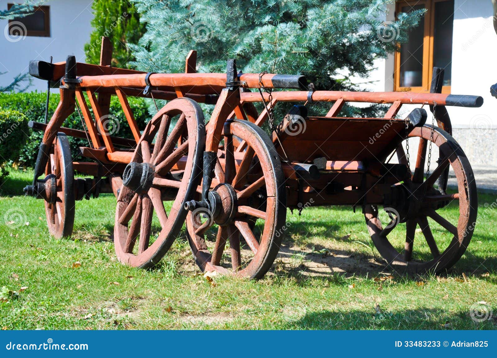 Old cart stock image. Image of antique, scene, life, plant - 33483233