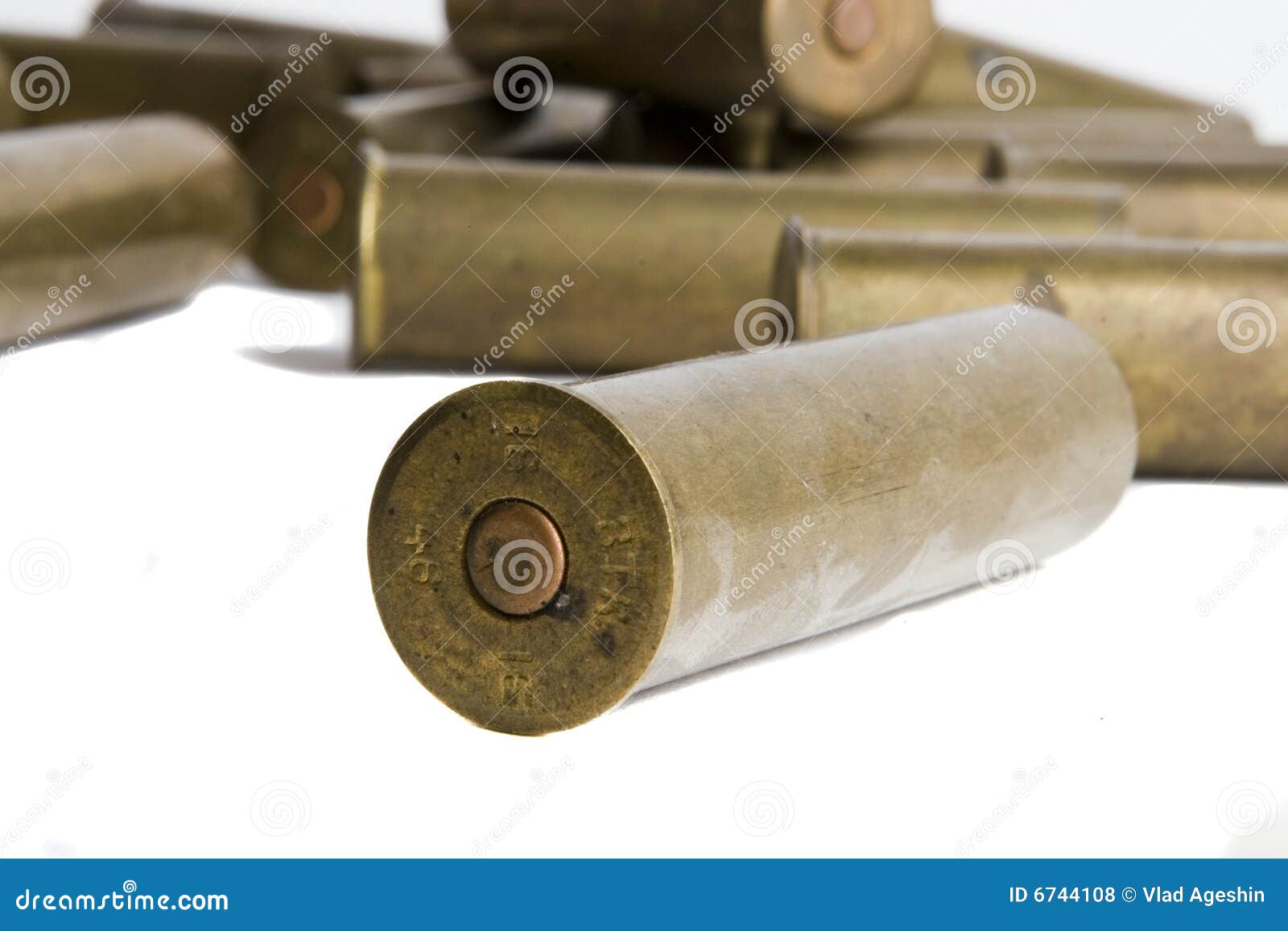Old cartridges for shotgun stock photo. Image of military - 6744108