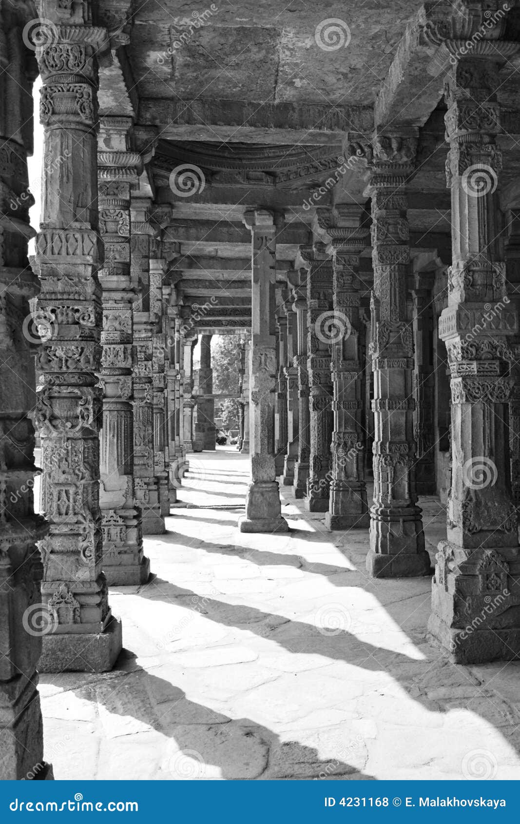 Old Carved Building Columns Stock Photo - Image of ornate, portico: 4231168