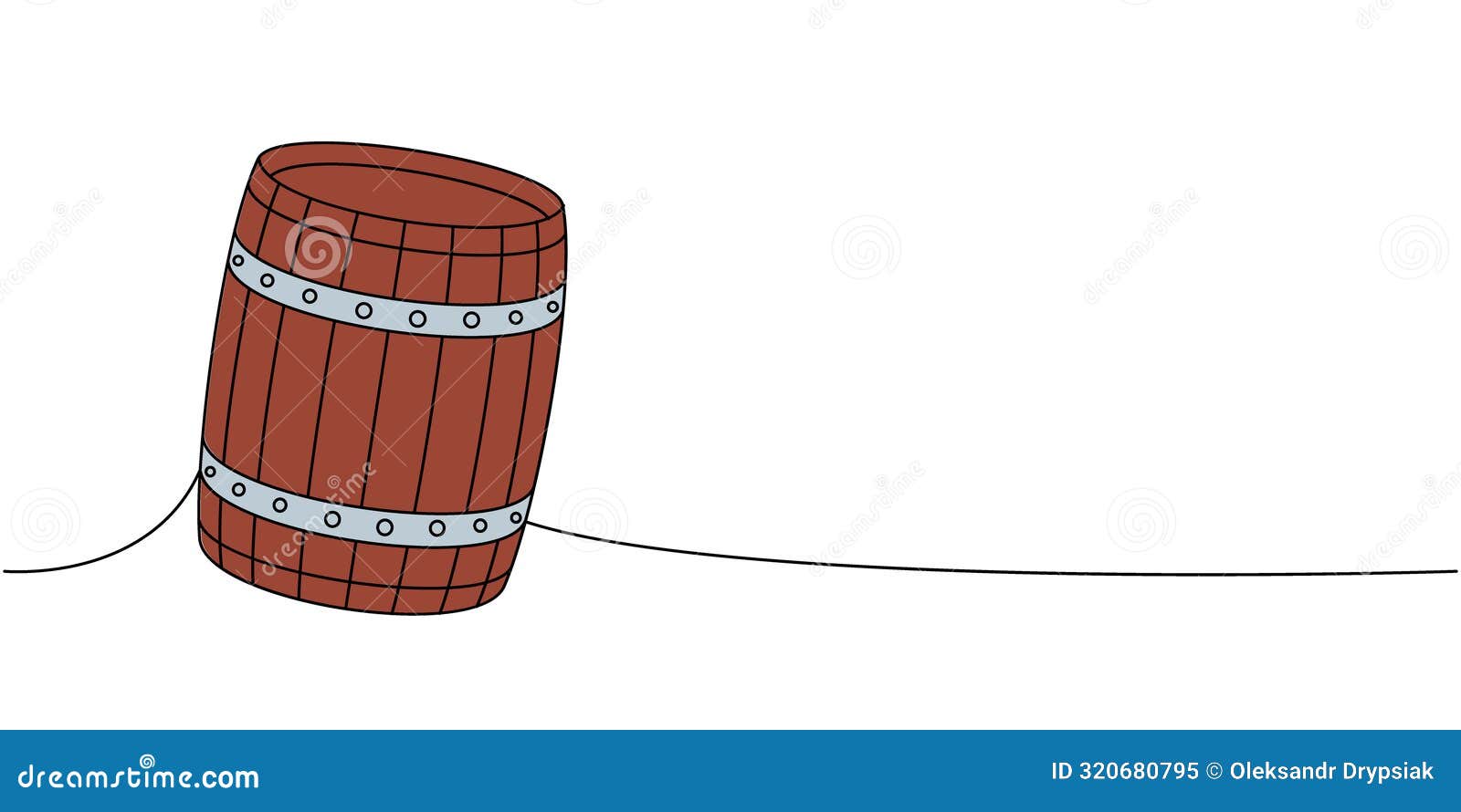 Linear Cask Icon From Drinks Outline Collection. Thin Line Cask Vector ...