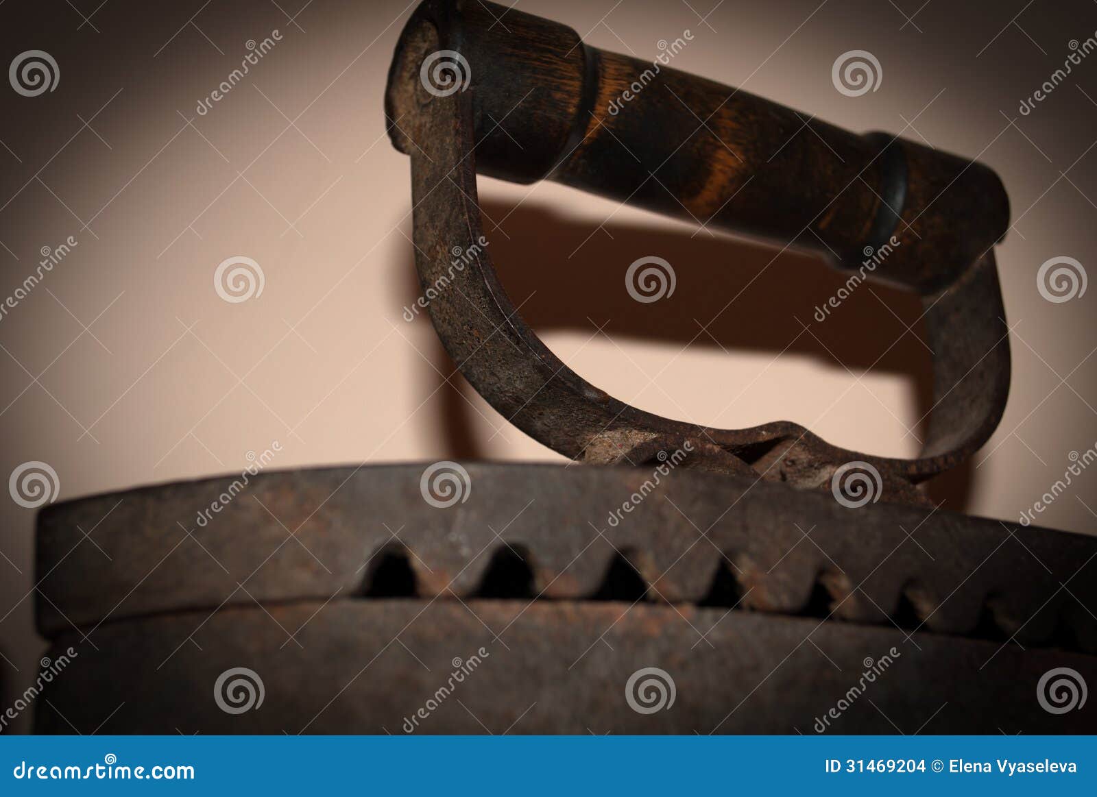 Old cast-iron iron stock photo. Image of rusty, warm - 31469204