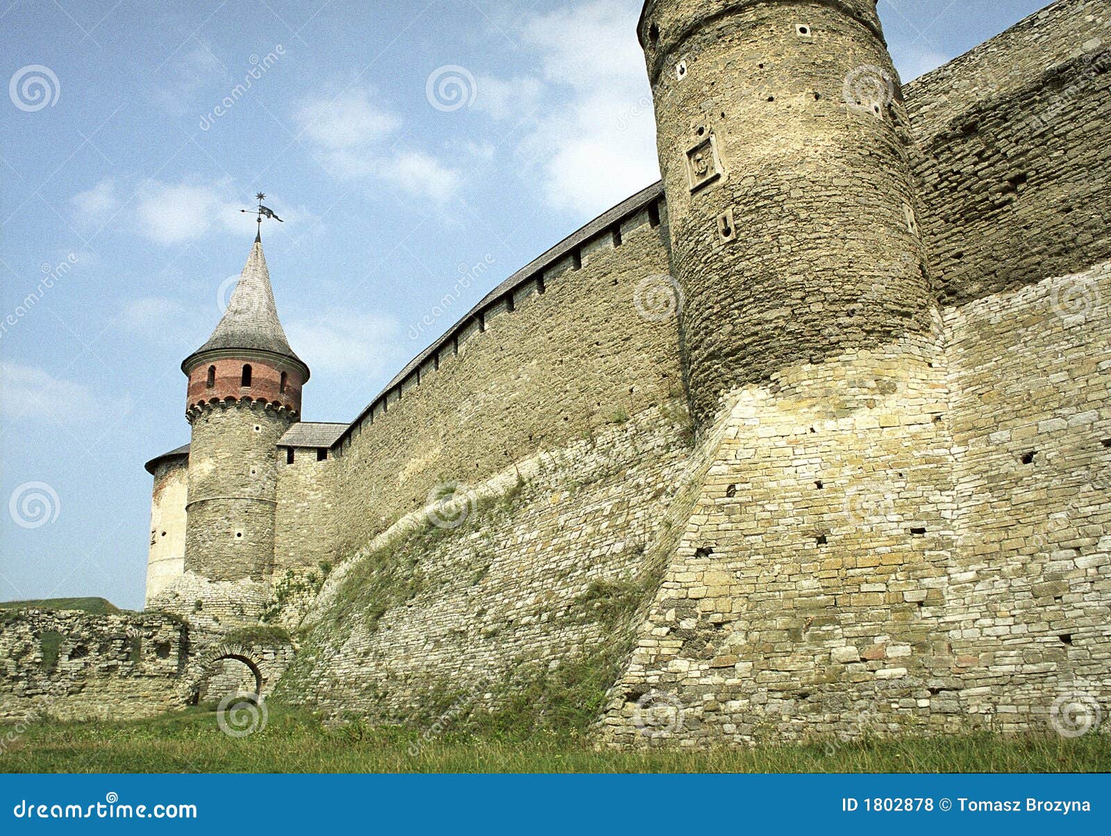 Old castle stock photo. Image of wall, fortified, tower - 1802878