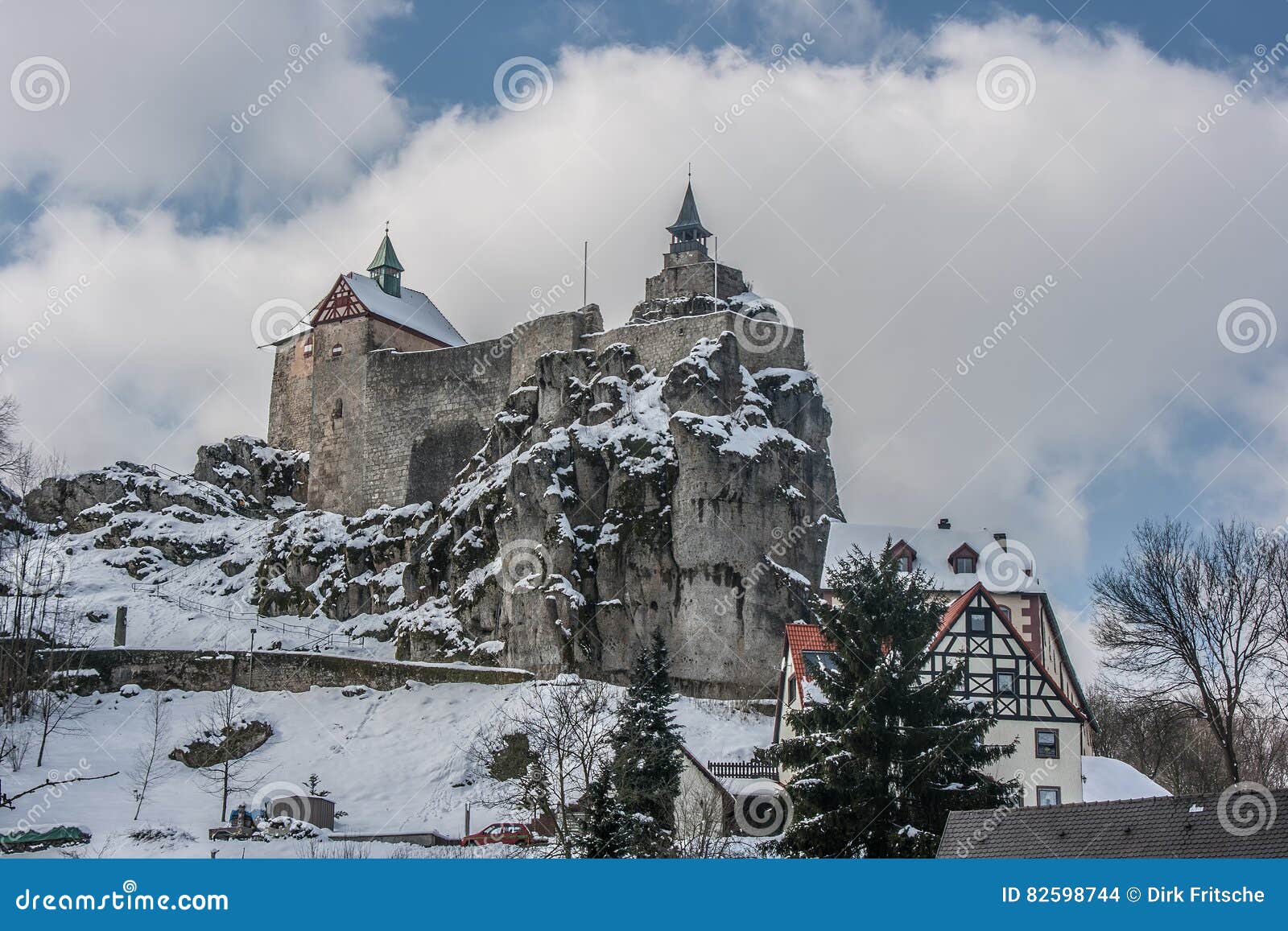 Old Castle in Bavaria, Germany Stock Photo - Image of castle, sunshine ...