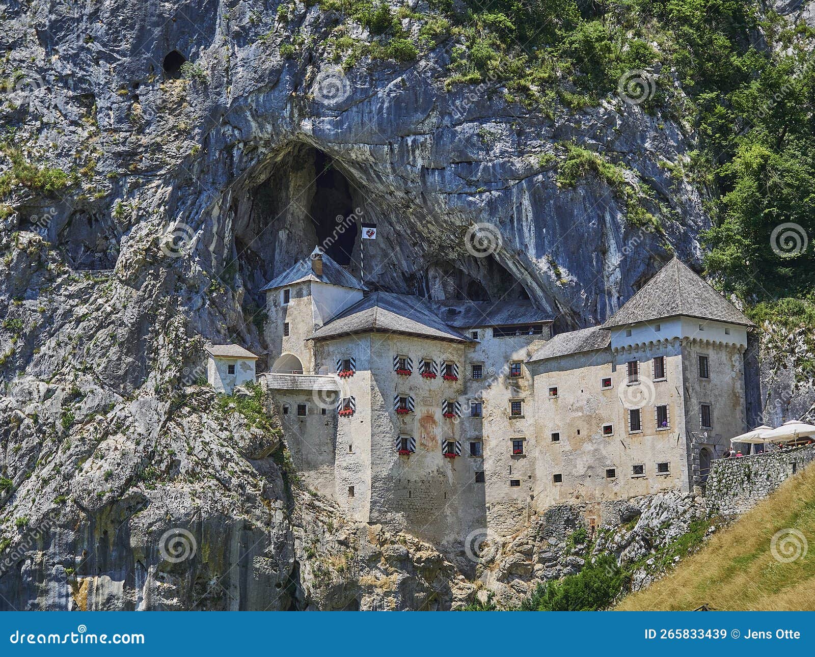 Old Castle Built into a Cave Editorial Stock Image - Image of tourism ...