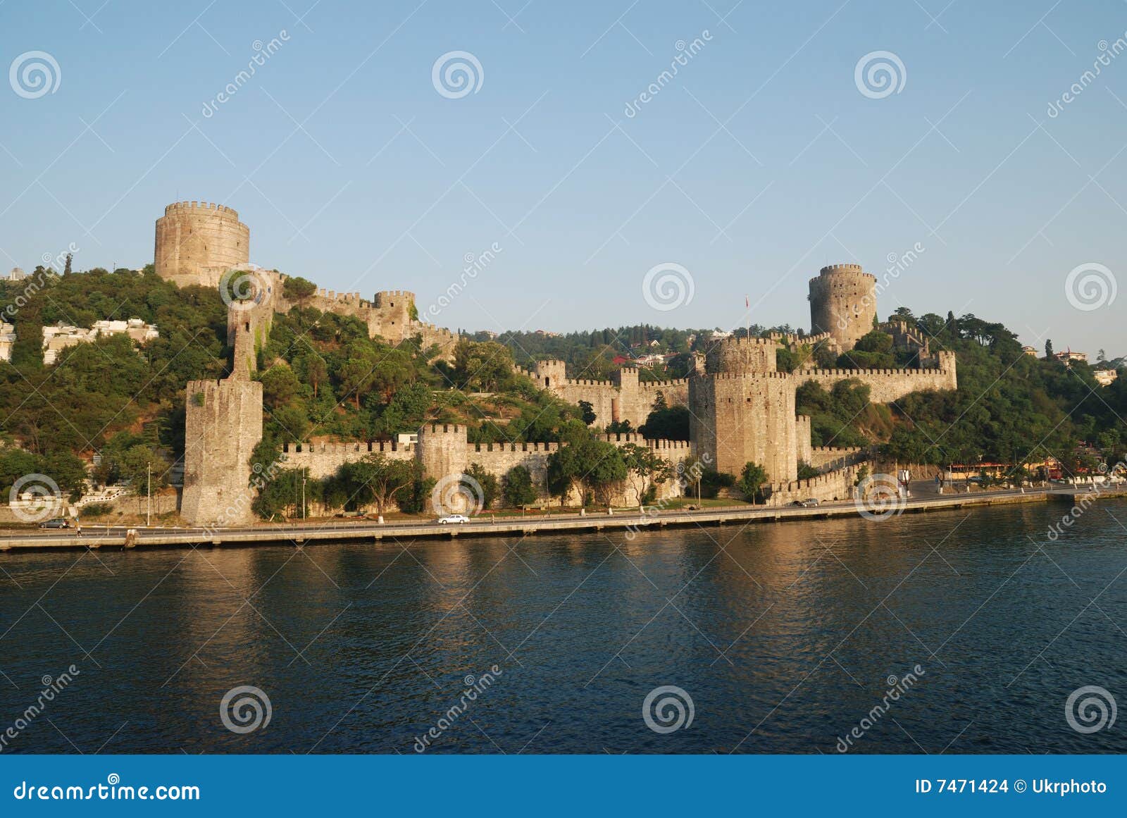 Old castle in Istanbul stock photo. Image of safety, architect - 7471424