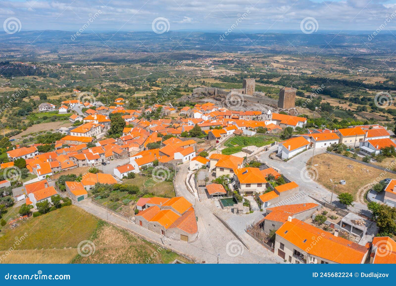 Old Castle in Linhares, Portugal Stock Photo - Image of portuguese ...