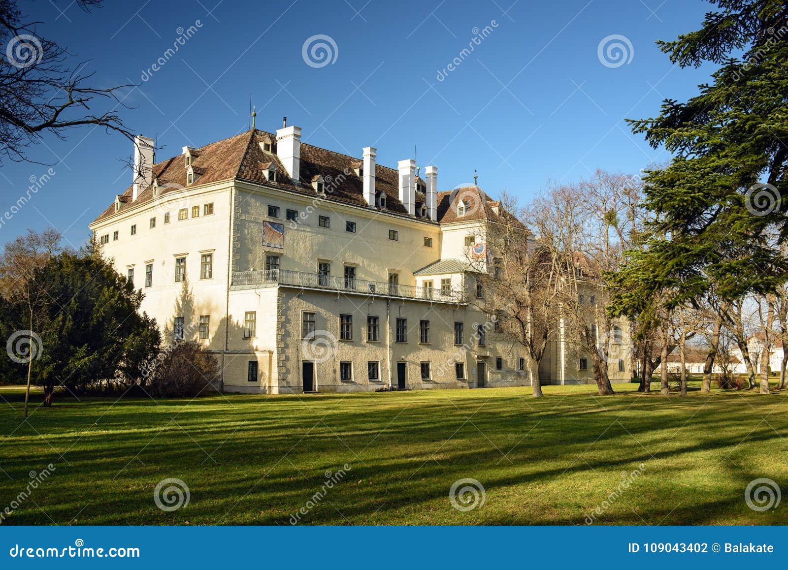 Old Castle in the Park of Laxenburg, Austiria Editorial Photography ...