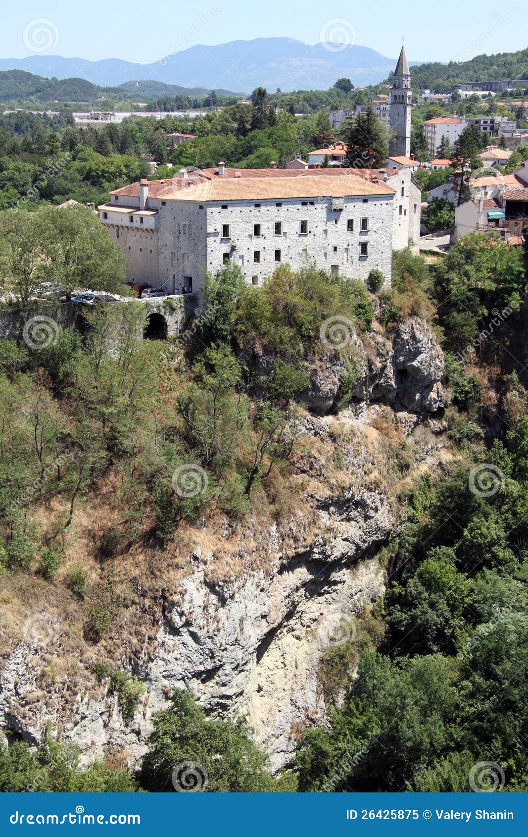 Old castle in Pazin stock image. Image of city, pazin - 26425875
