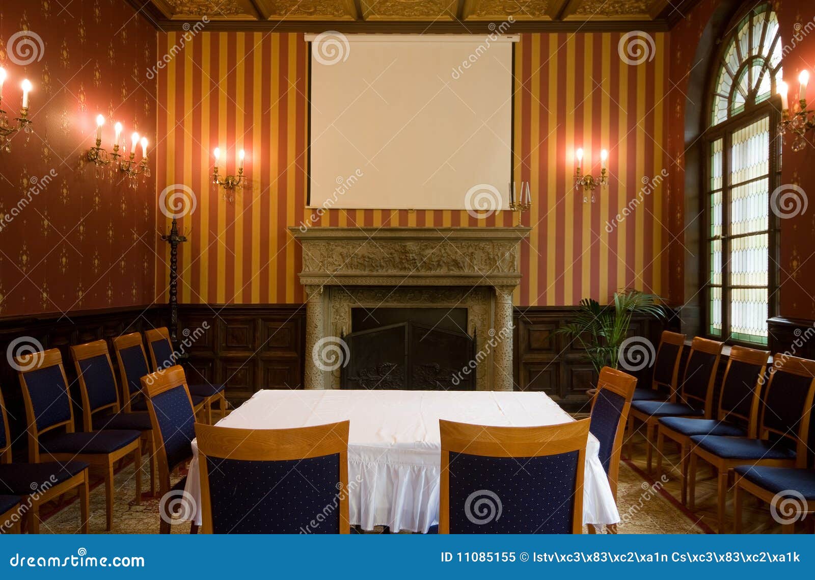 Old castle room stock image. Image of baroque, home, chamber - 11085155