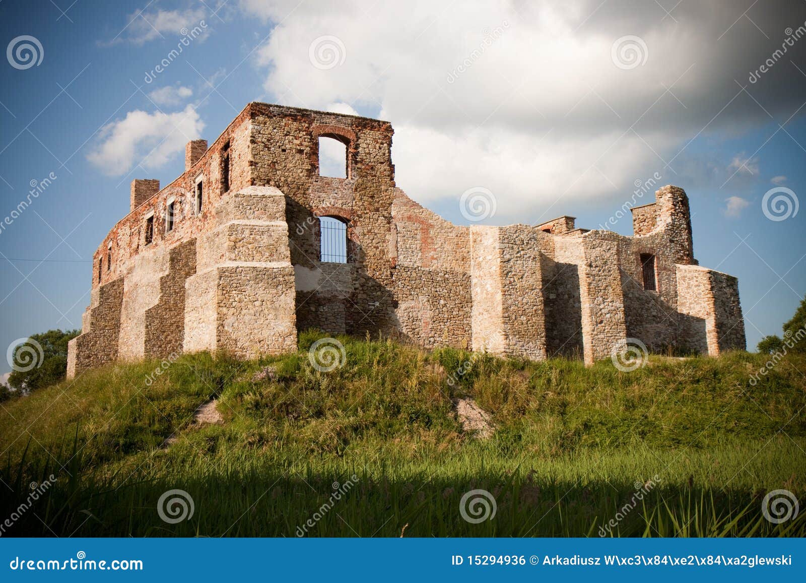 Old castle ruins stock photo. Image of mountaine, fortress - 15294936