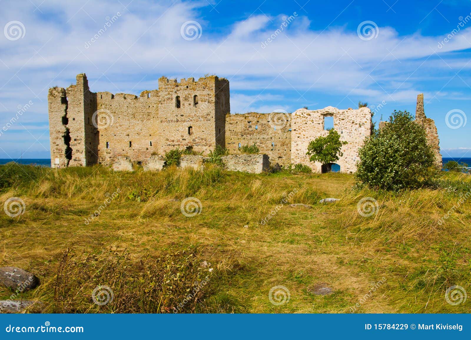 Old castle ruins stock image. Image of color, tourism - 15784229