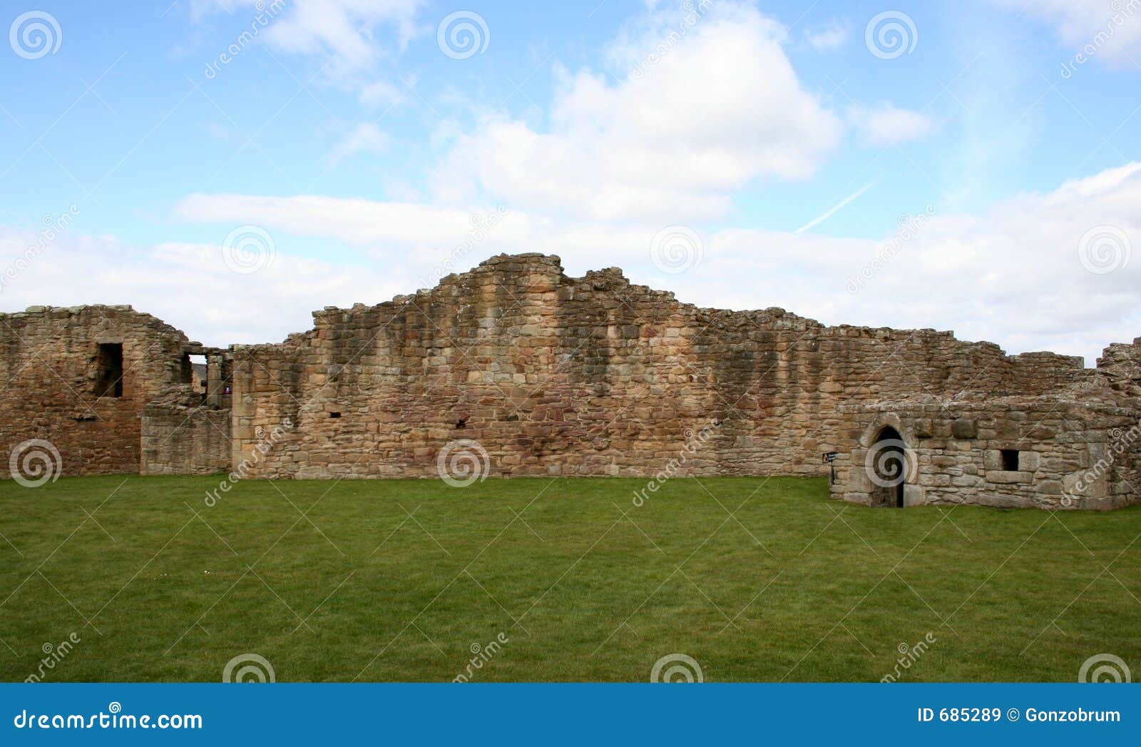 Old castle ruins stock image. Image of architecture, protect - 685289