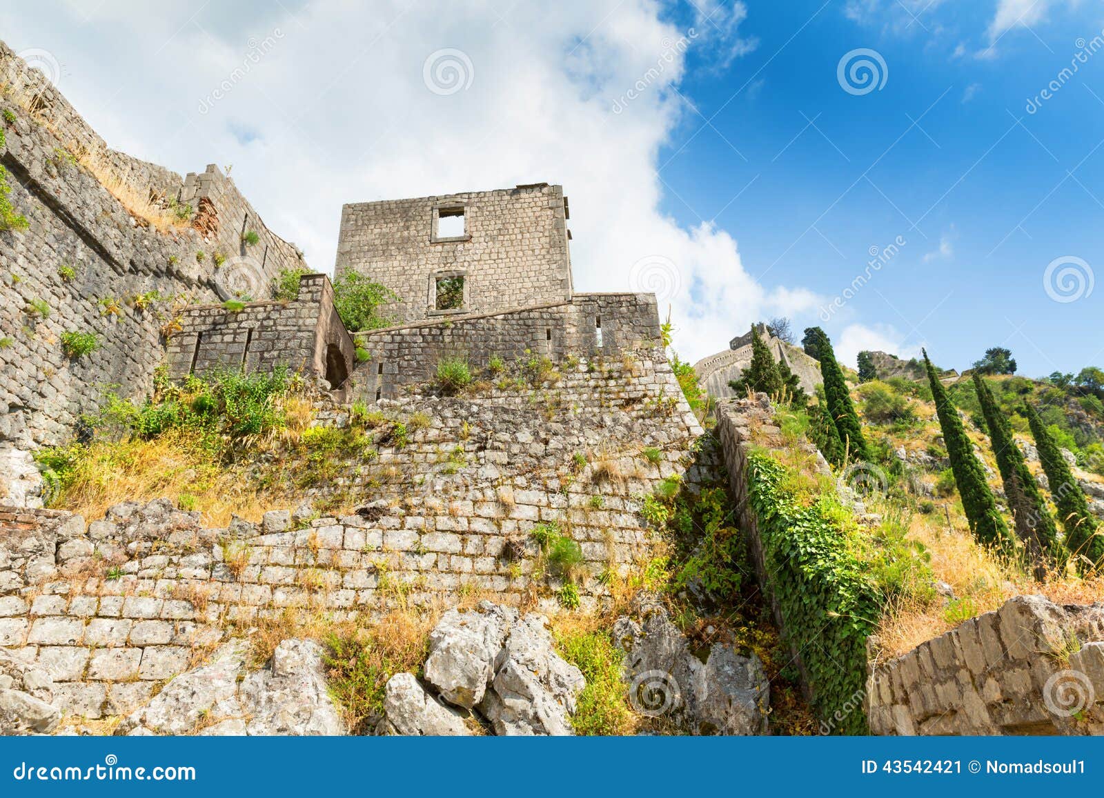 Old castle ruins stock image. Image of balkan, nature - 43542421