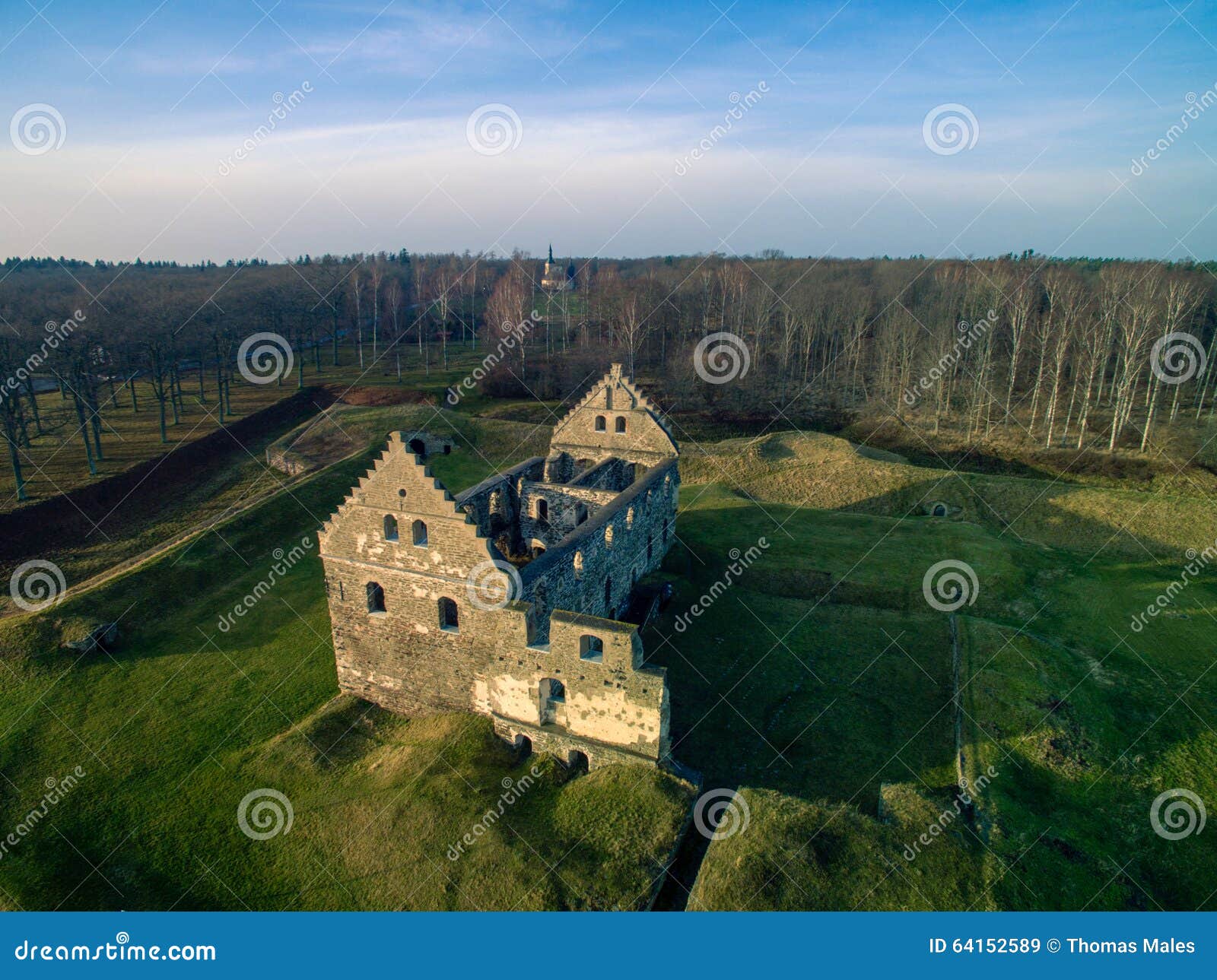 Old castle ruins stock image. Image of ruins, architecture - 64152589