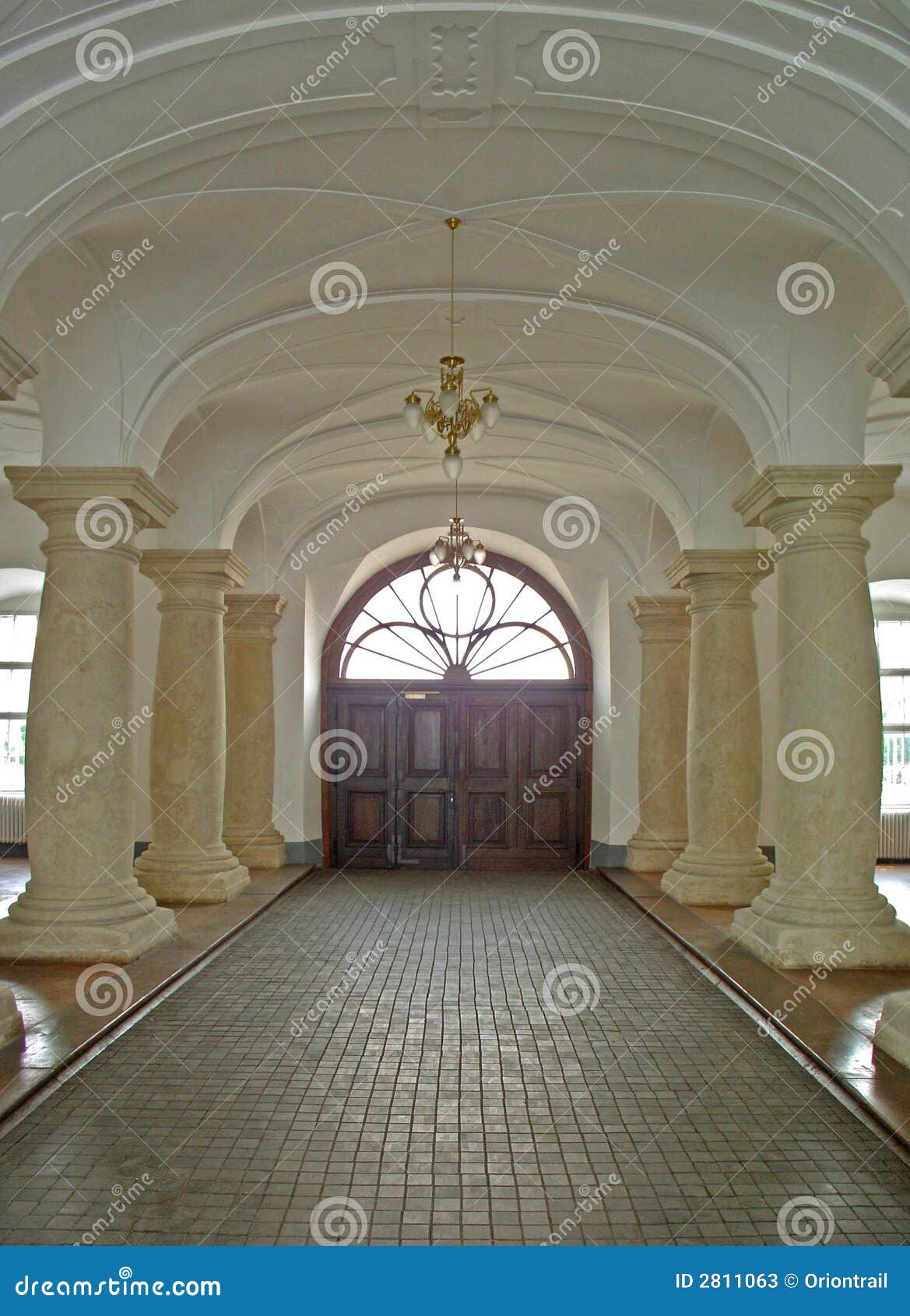 Old castle s entrance stock image. Image of ancient, background - 2811063