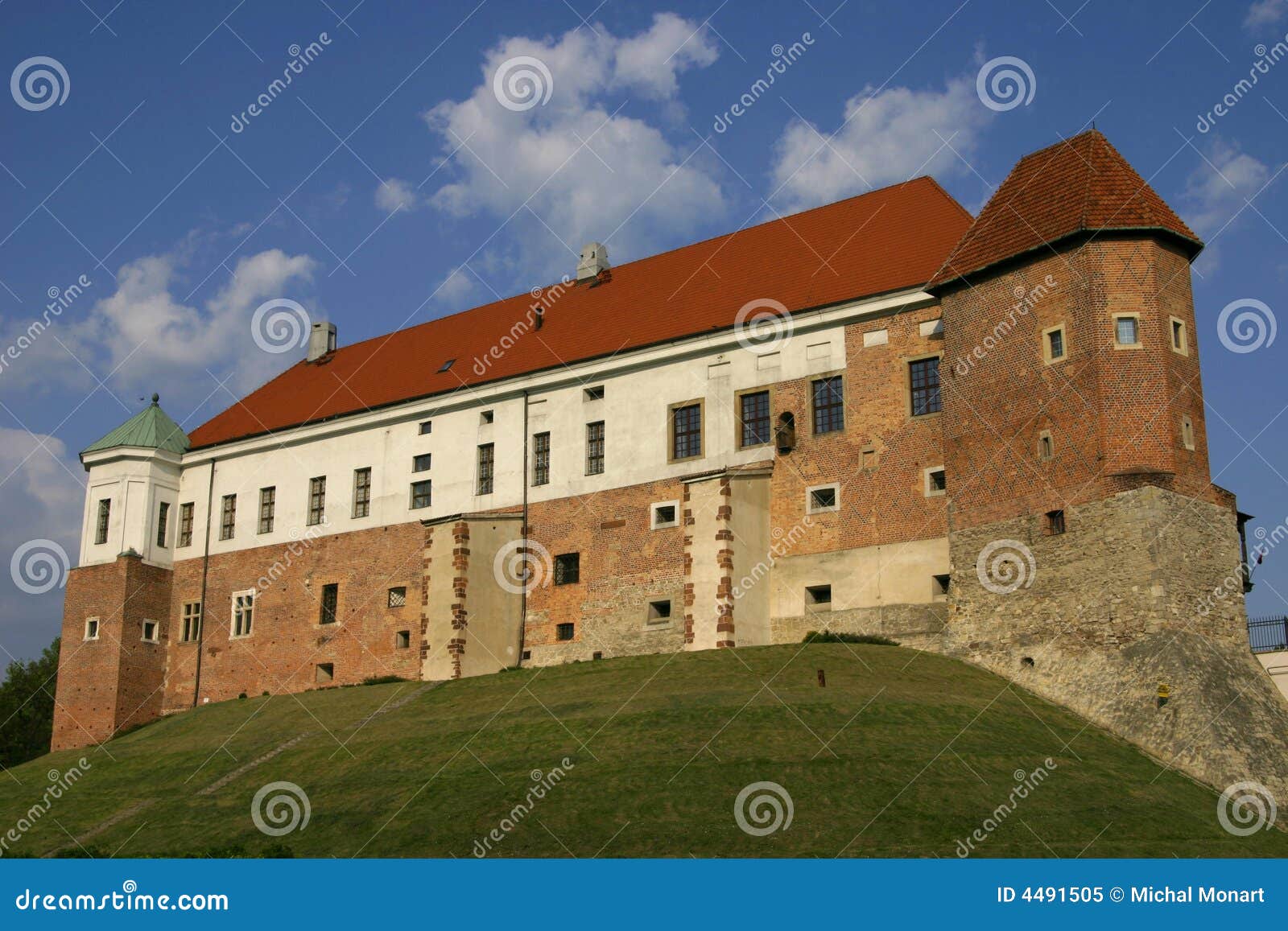 Old Castle in Sandomierz stock image. Image of castel - 4491505