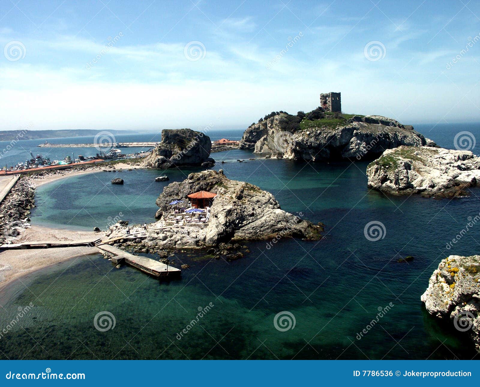 Old castle on small island stock photo. Image of culture - 7786536