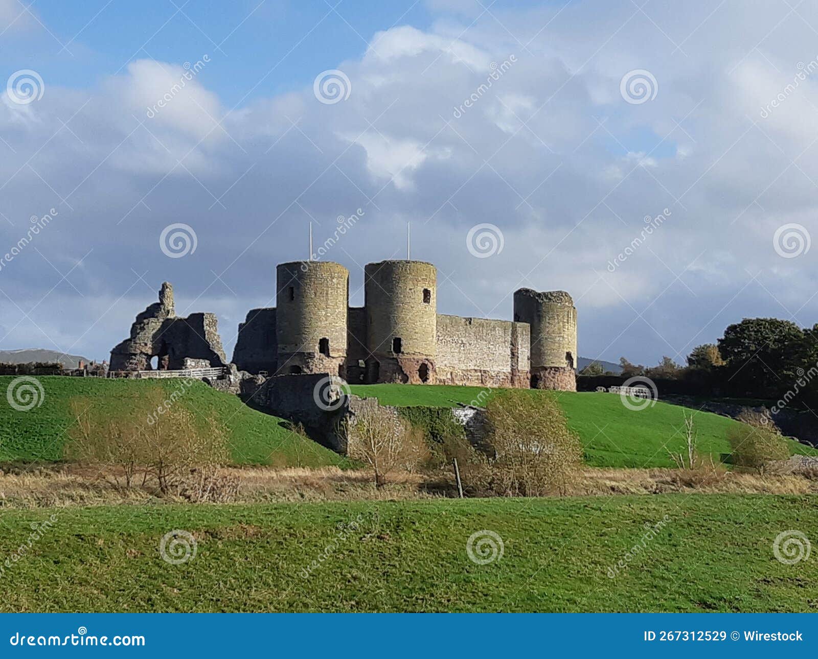 Old Castle on Top of the Hill Stock Image - Image of fort, architecture ...