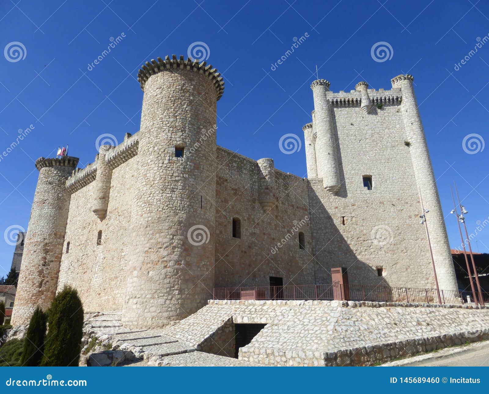 OLD CASTLE in TORIJA, SPAIN Stock Photo - Image of castle, tower: 145689460