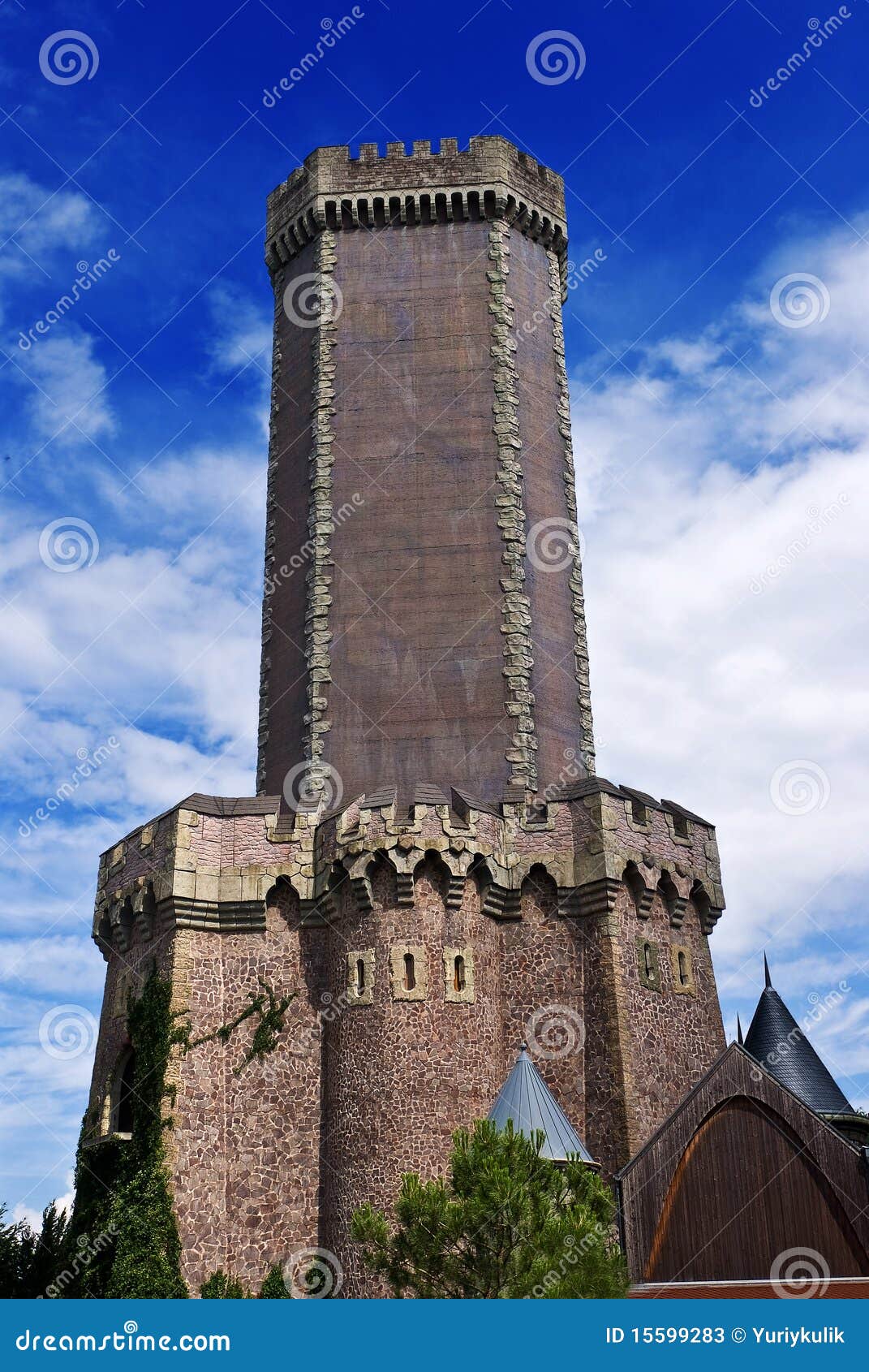 Old castle tower stock image. Image of tower, bright - 15599283