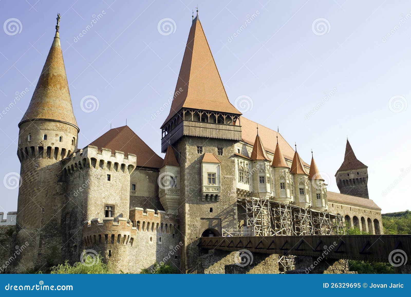 Old Castle in Transylvania - Romania Stock Image - Image of ...