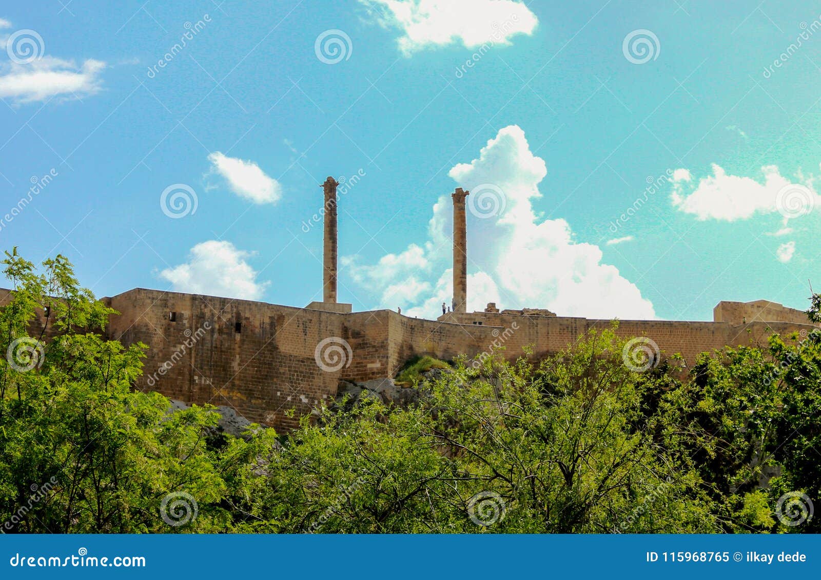 The old castle urfa turkey stock image. Image of asia - 115968765