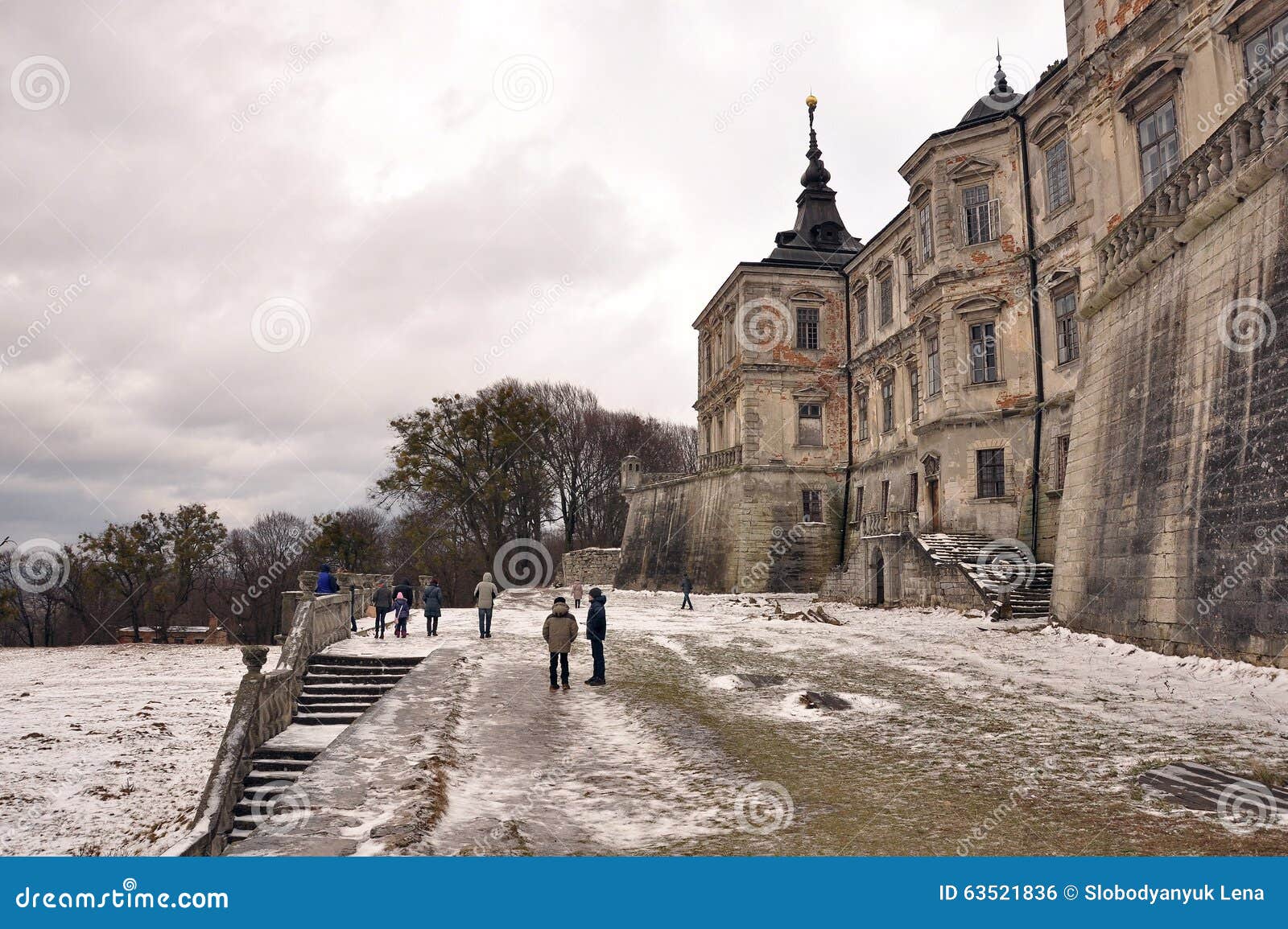 Old castle stock photo. Image of ages, lviv, hill, building - 63521836