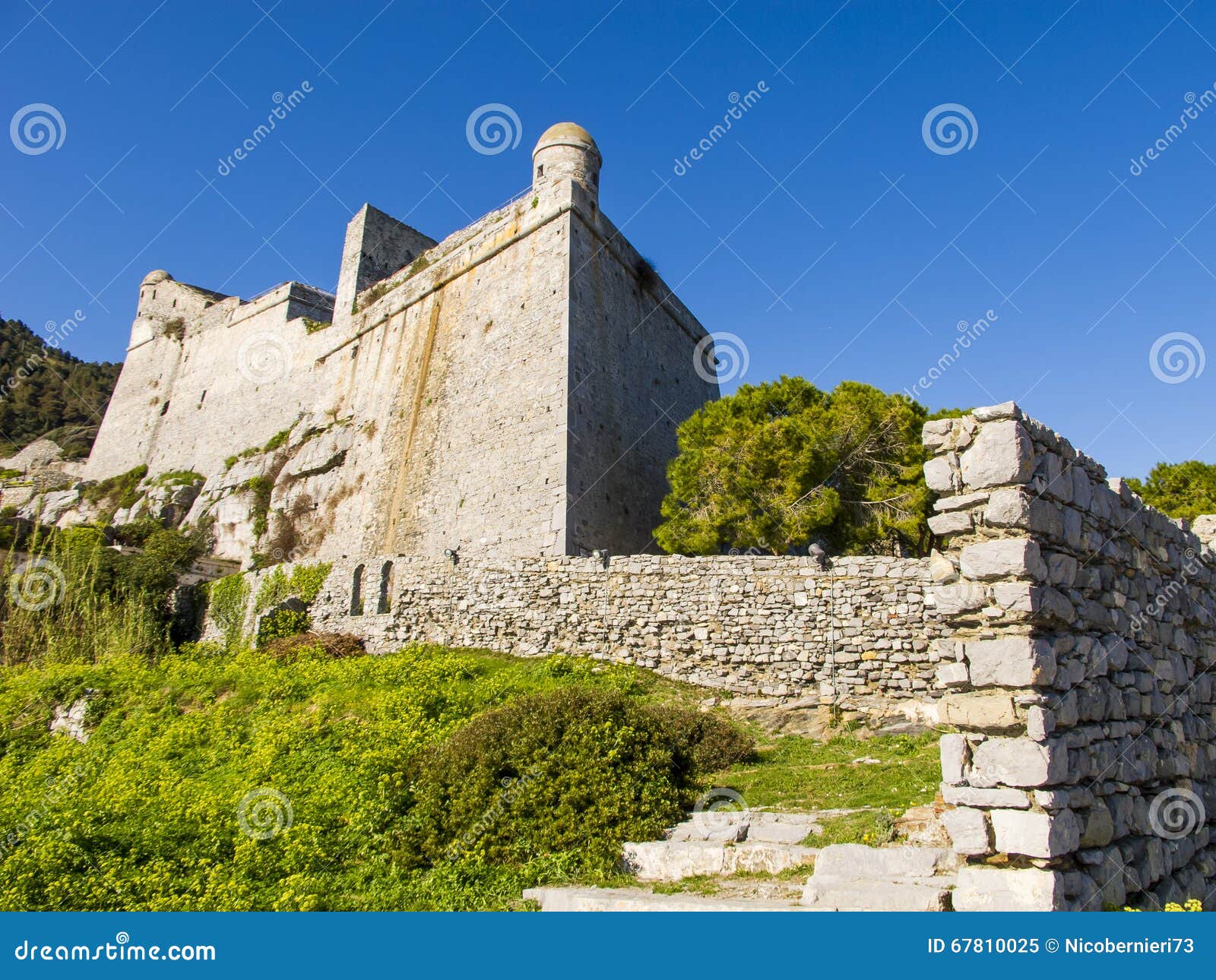 Old castle stock image. Image of tower, construction - 67810025