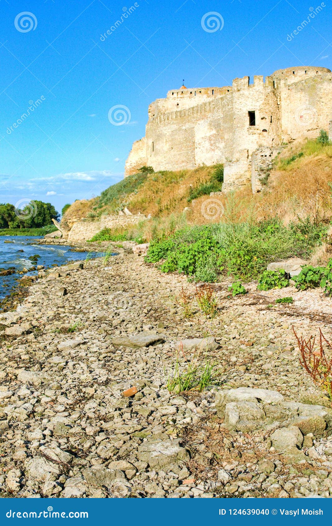 Old castle stock photo. Image of view, fortess, grass - 124639040