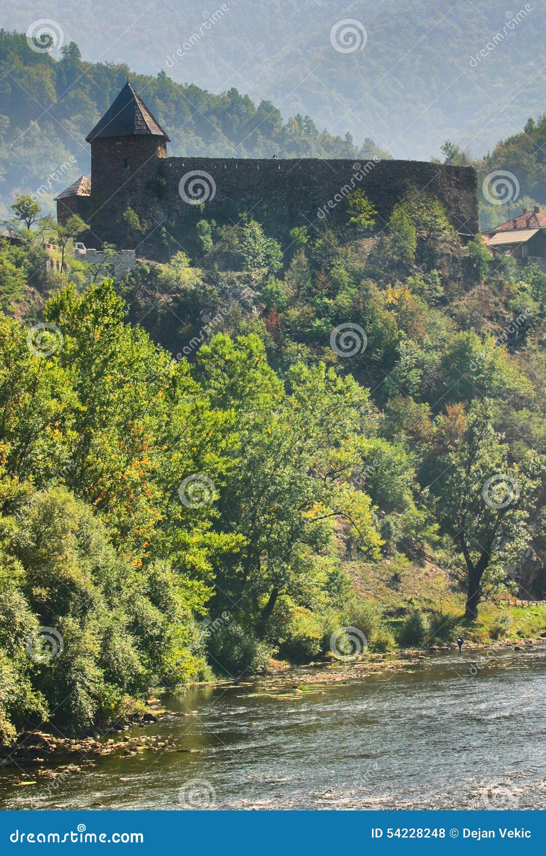 Old castle of Vranduk stock photo. Image of decoration - 54228248