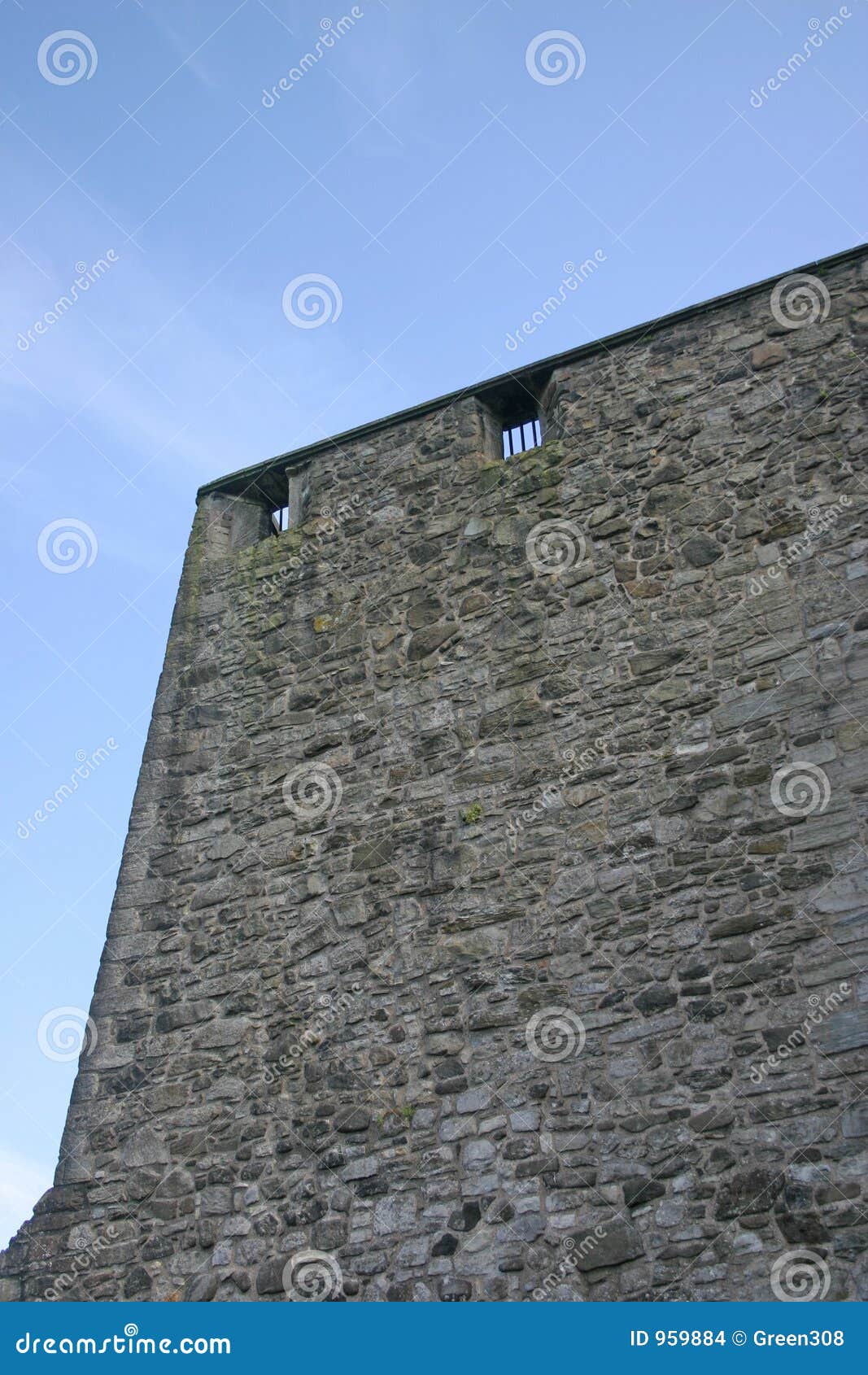 Old Castle wall stock photo. Image of crenellation, fortification - 959884