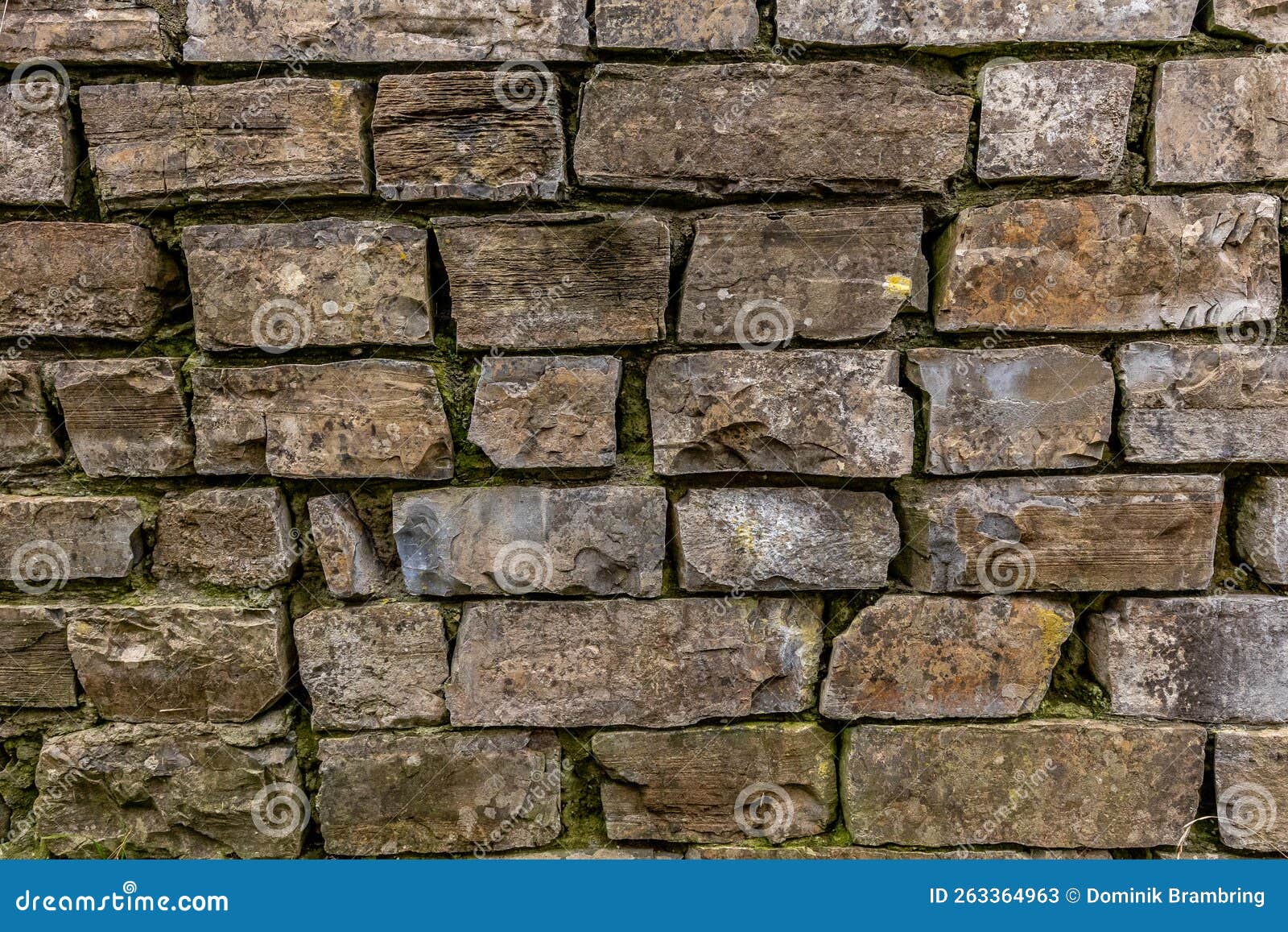 An Old Castle Wall As a Beautiful Background Stock Image - Image of ...