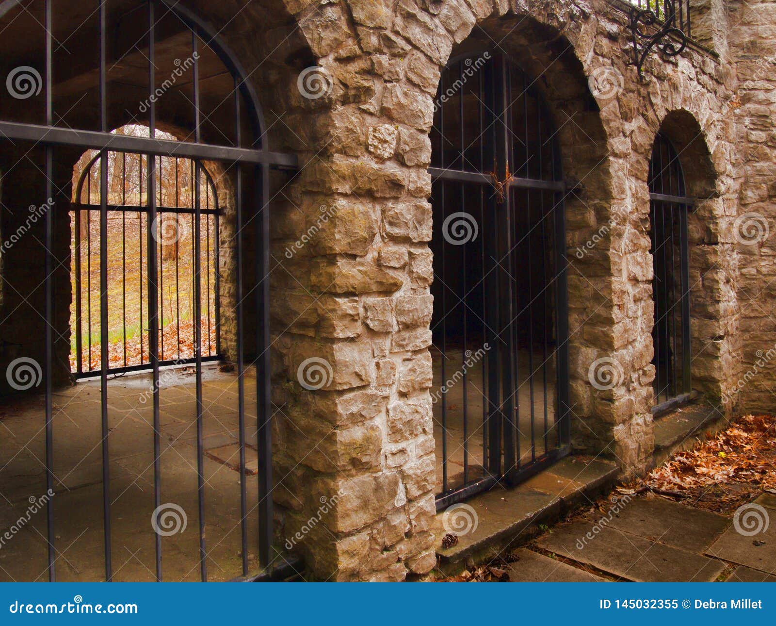 Old Catacombs in a Formal Garden Stock Image - Image of catacombs ...