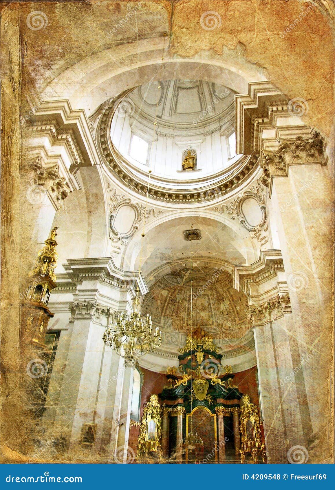 Old cathedral editorial stock photo. Image of catholic - 4209548