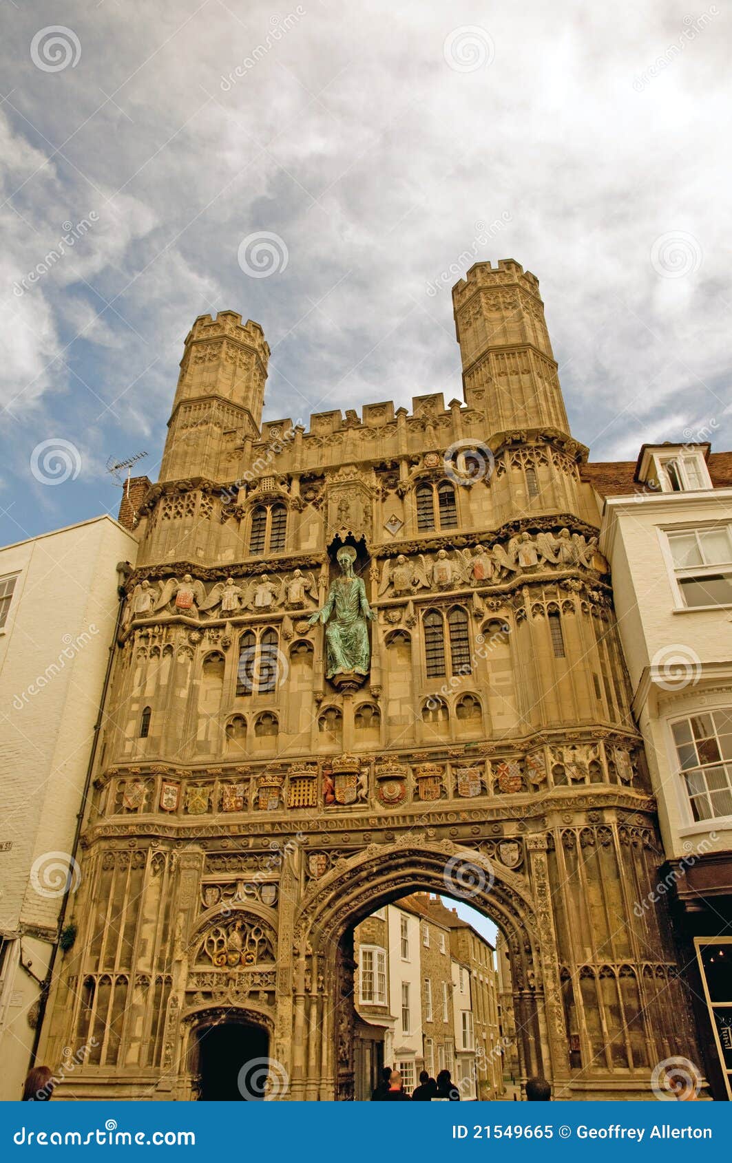 The old cathedral gate stock image. Image of history - 21549665