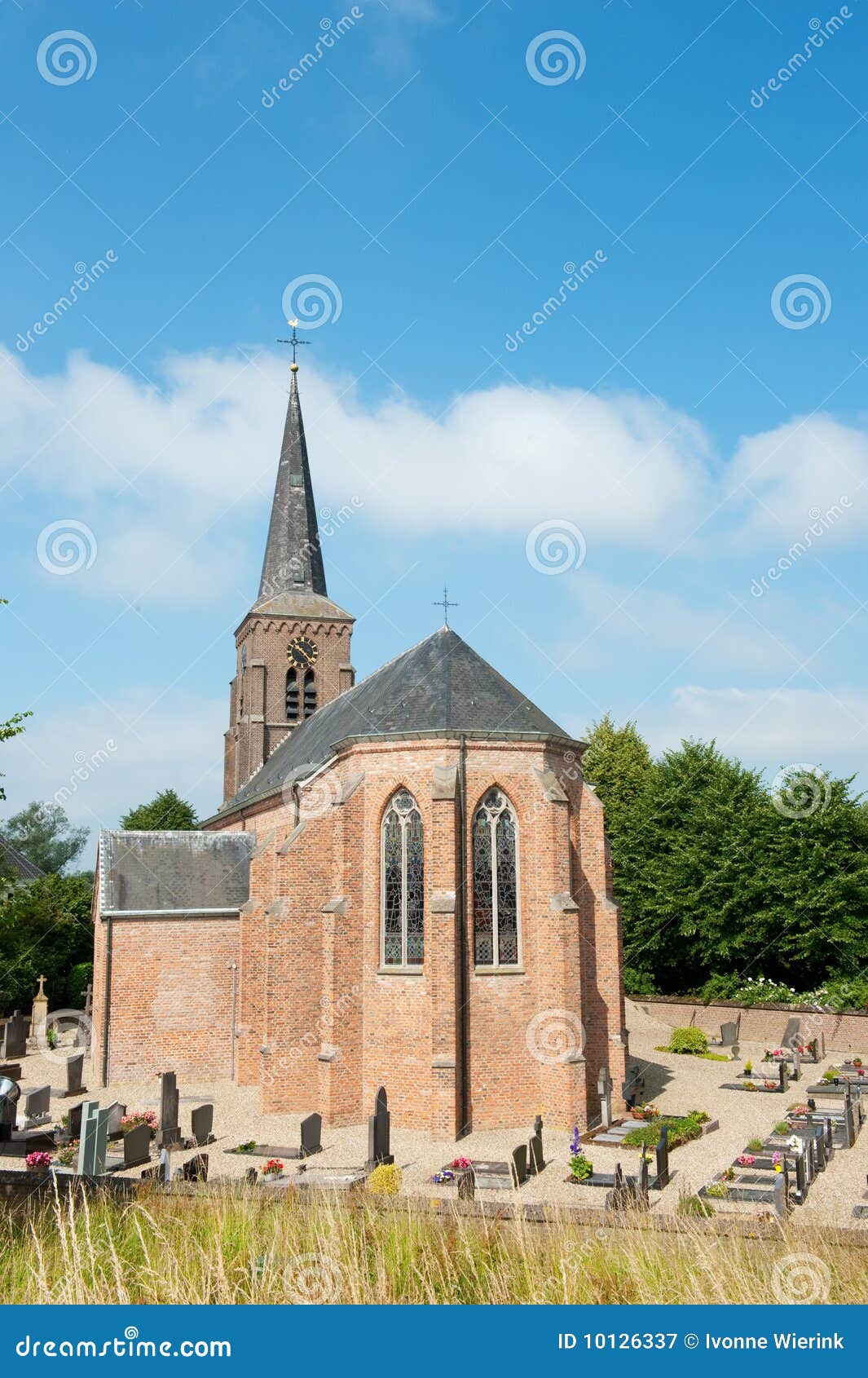 Old catholic church stock image. Image of landscape, cross - 10126337
