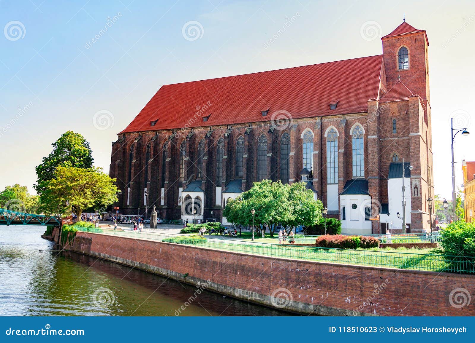 The Old Catholic Church, Old Brick Building Editorial Stock Photo ...